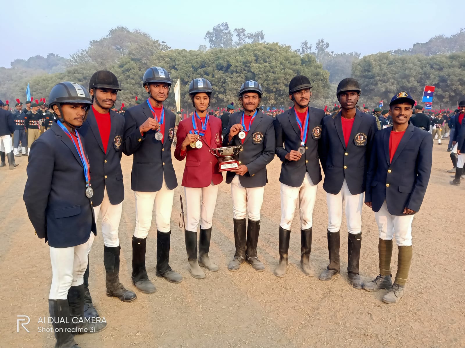 AP and TS NCC Cadets Win Medals at Republic Day Horse Show in New Delhi