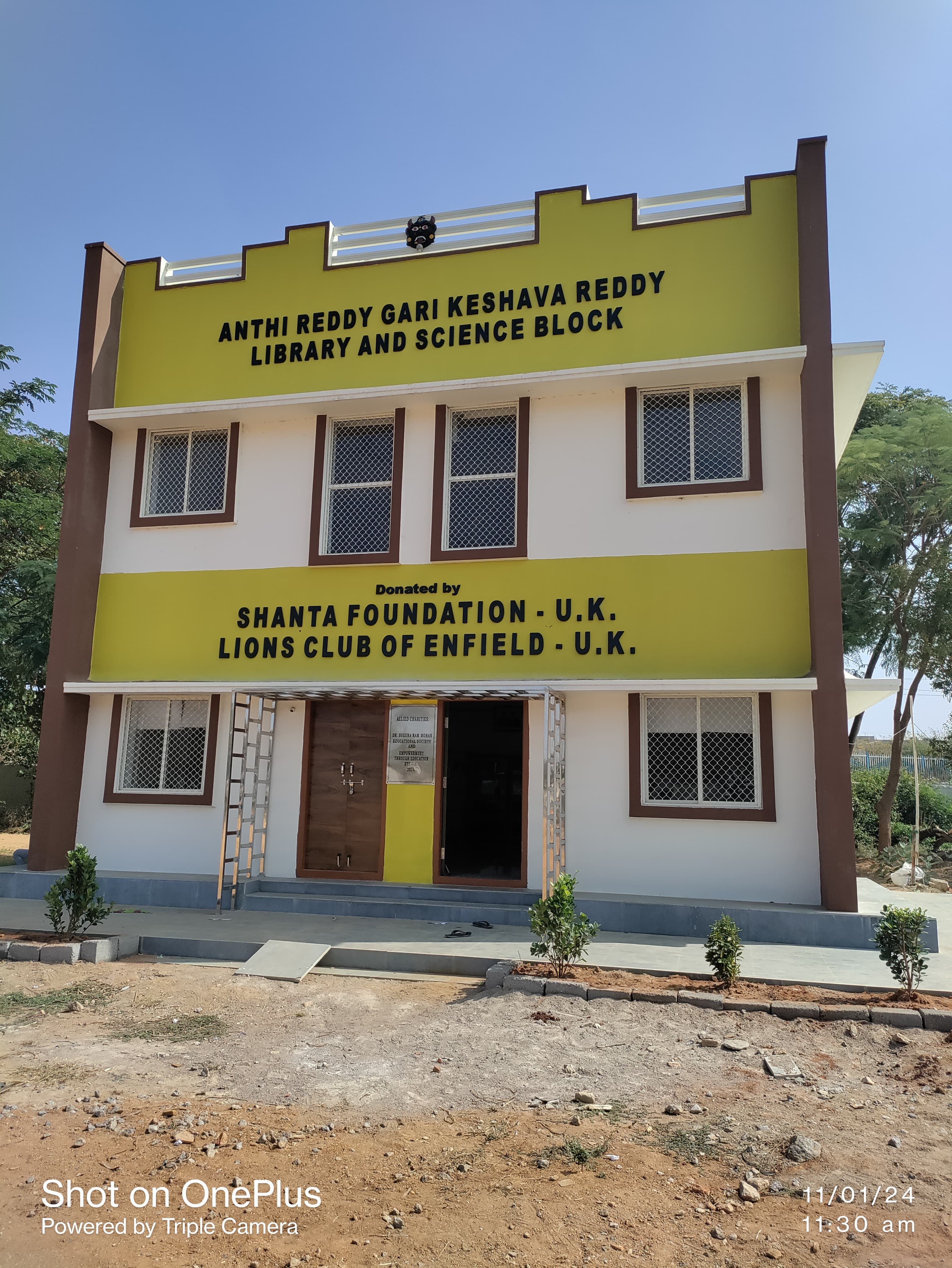 Science and Library block inaugurated in ZP High School, Masaipet