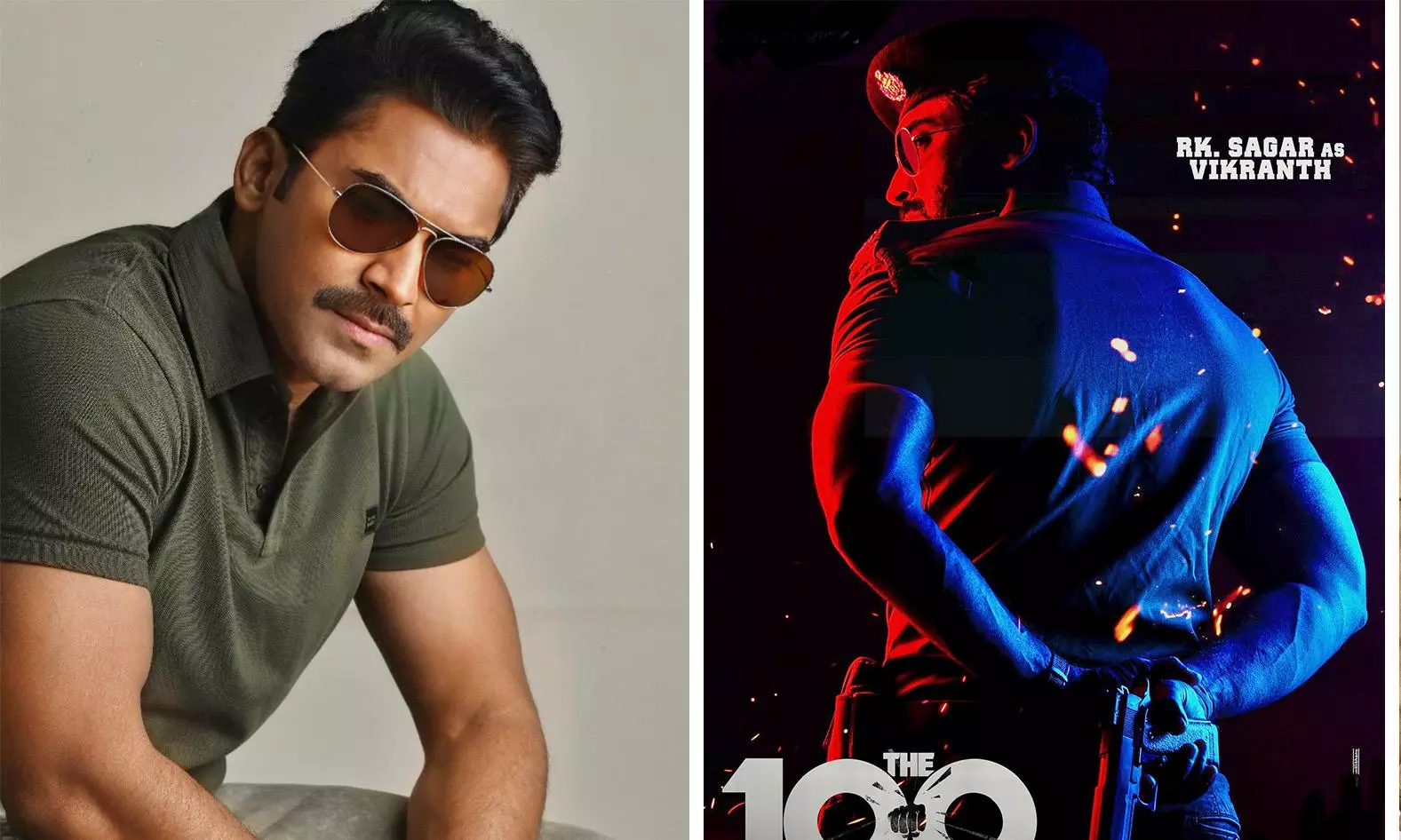 RK Sagar Will Shine as Cop in The 100: Raghav Omkar Sasidhar