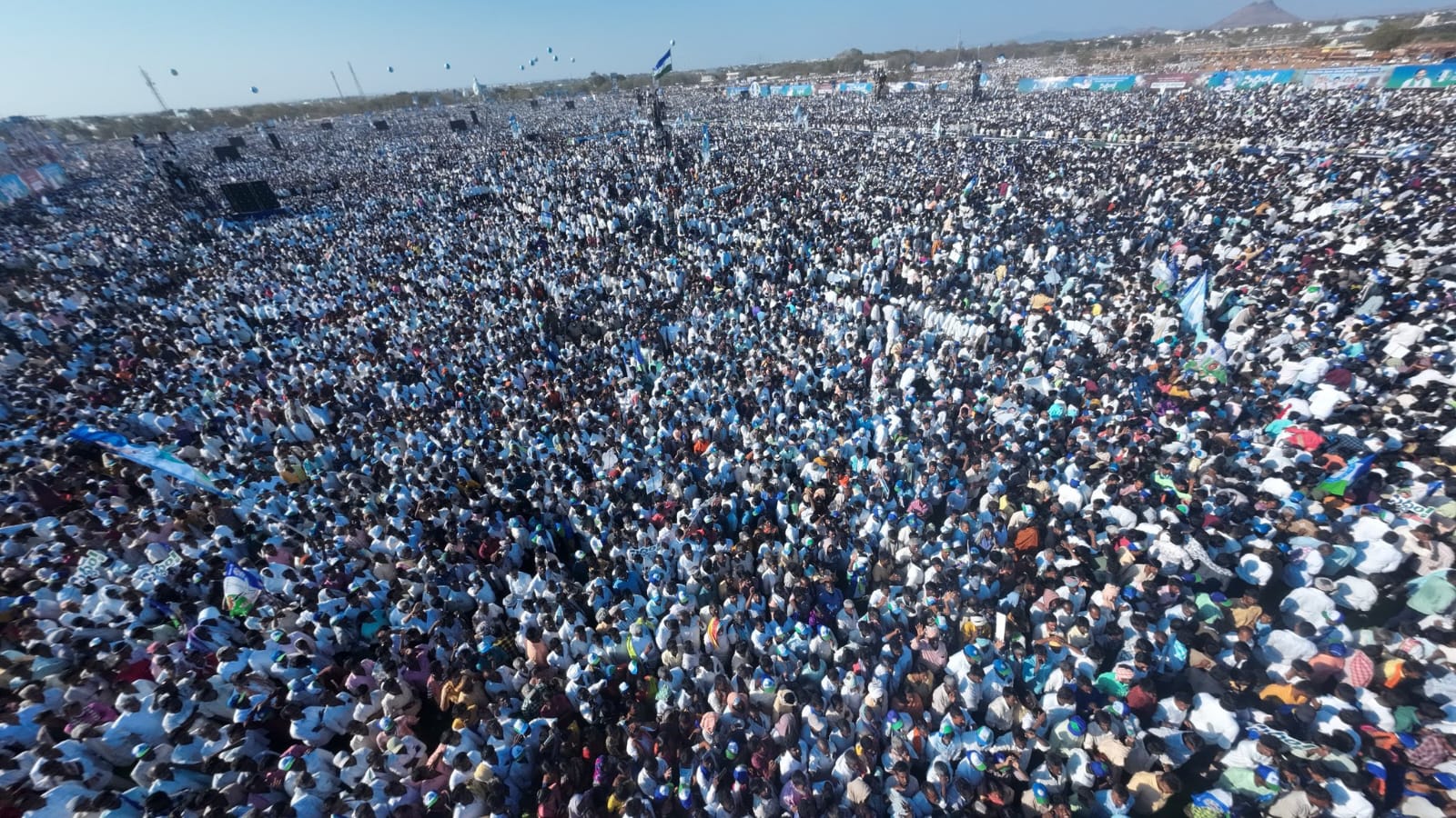 Jagan Mohan Reddy Proclaims YSRC's Strength at Siddham