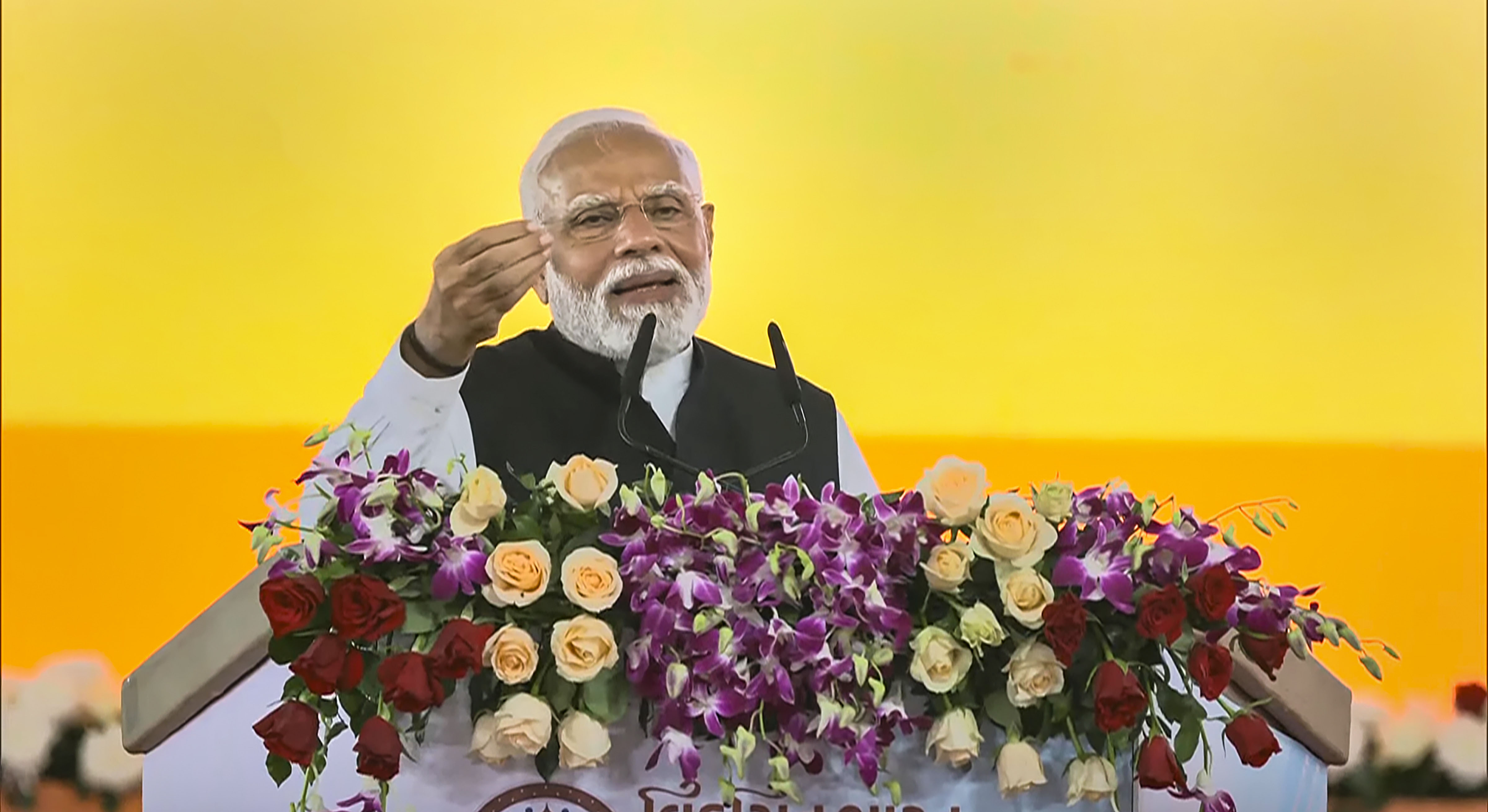 Modi Accuses Congress of Abusing His Background, Sets Sights on 400 Seats