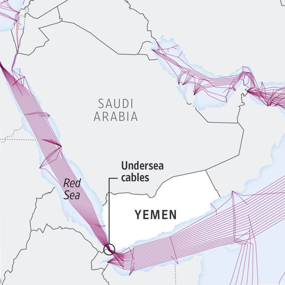 Damaged Undersea Cables In Red Sea Affect 25% Data Traffic Between Asia ...