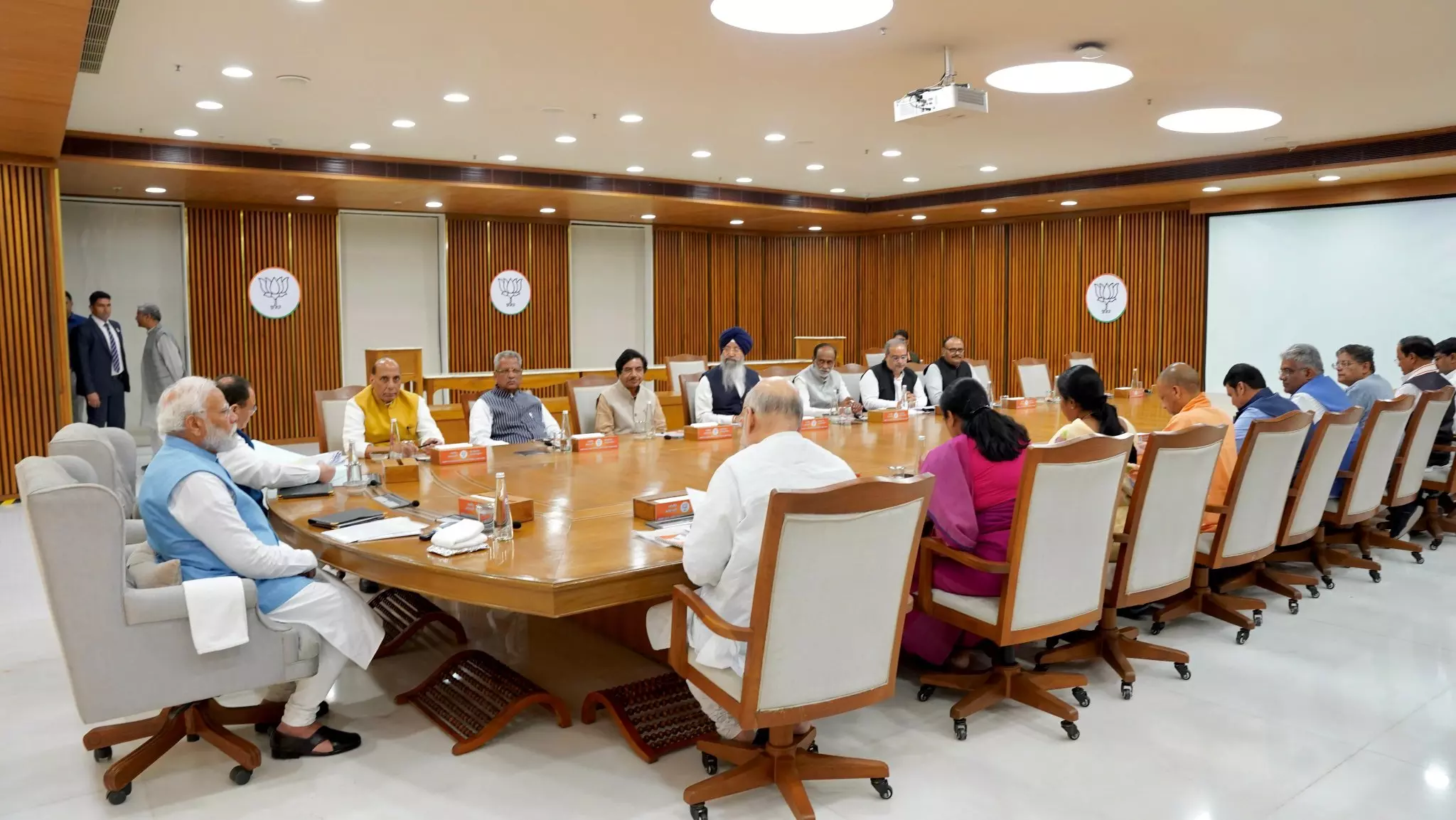 Modi Holds Cec Meet To Finalise Names For Lok Sabha Polls
