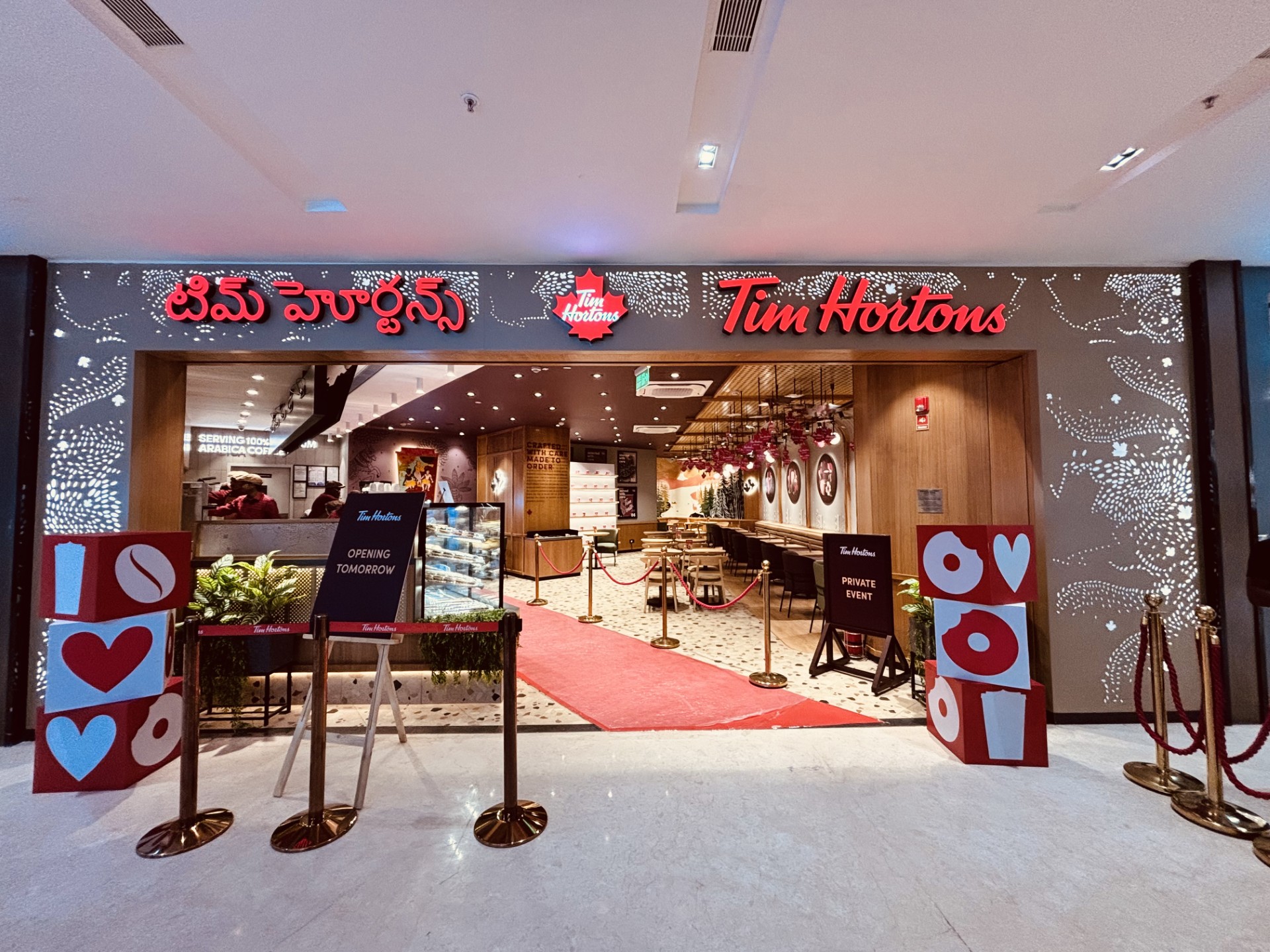 Tim Hortons Opens India’s 30th store in Hyderabad to celebrate fusion ...