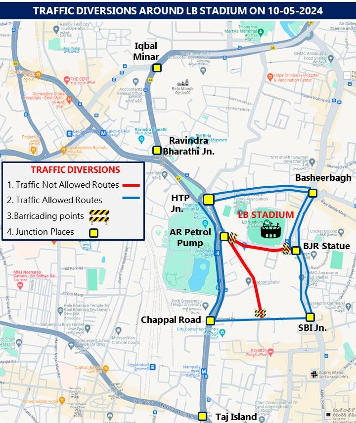 Police to 'impose' traffic restrictions in view of Modi’s meeting in LB ...