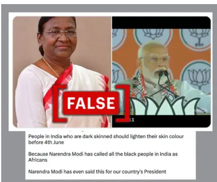 Fact Check: PM Modi did not make 'racist comments' about Indian ...