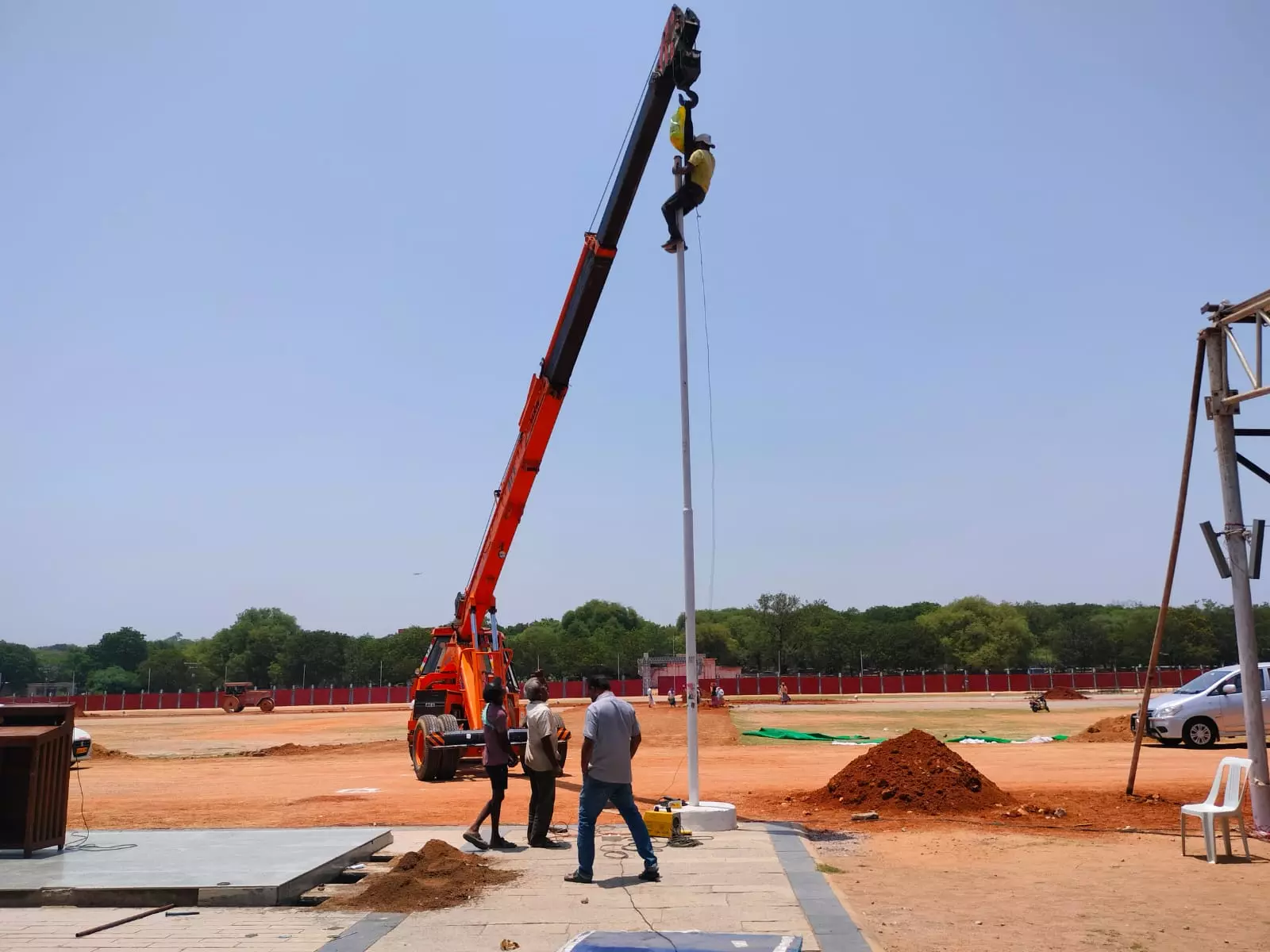 Brisk arrangements for State Formation Day celebrations at Parade Ground