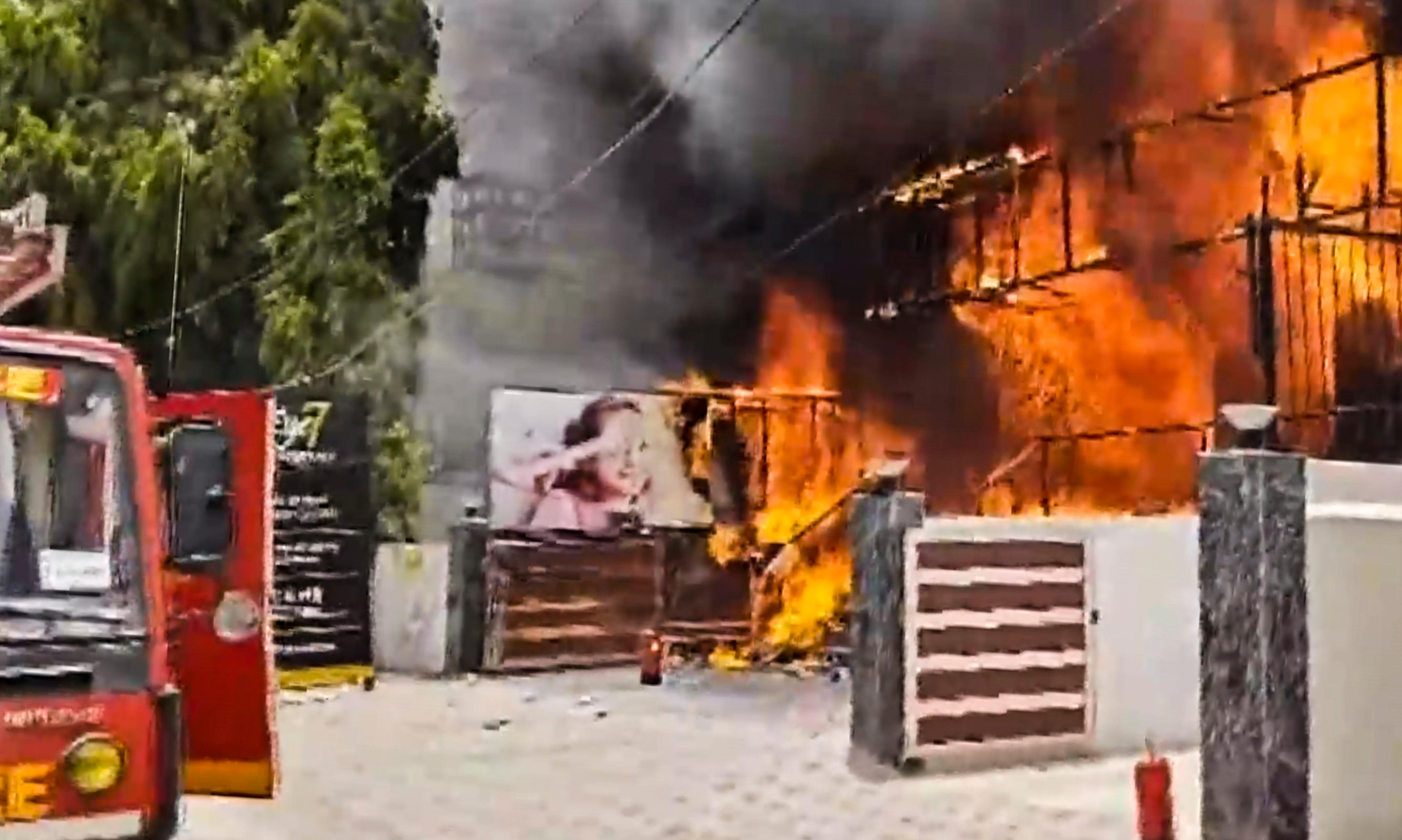 Eighteen Bikes Gutted as Repair Shop Catches Fire