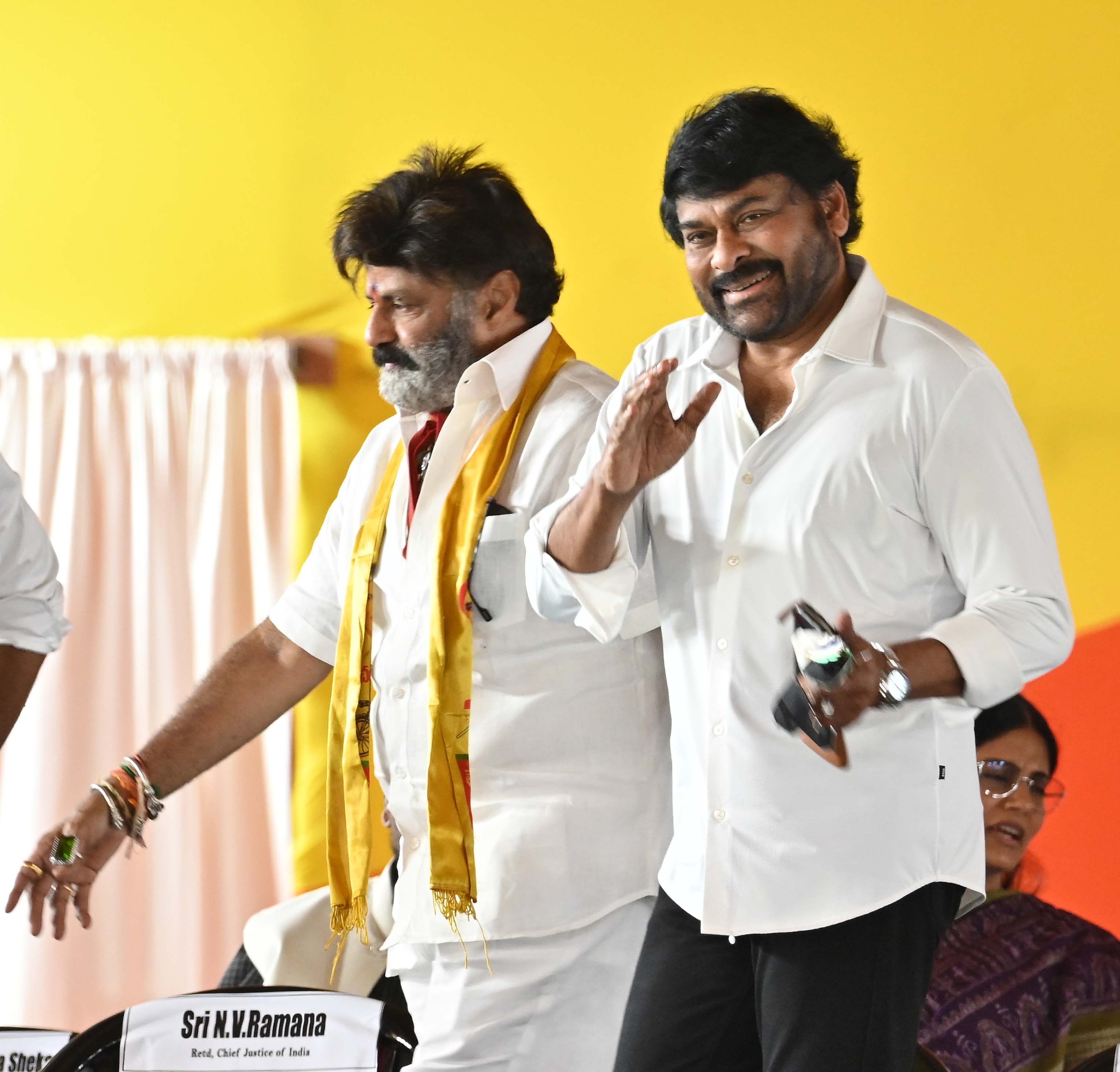 Konidela and Nandamuri Families Hog Attention at Oath-Ceremony