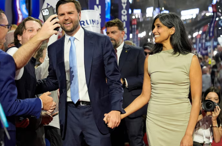 Trump VP Mate’s wife is Telugu origin Usha Chilukuri