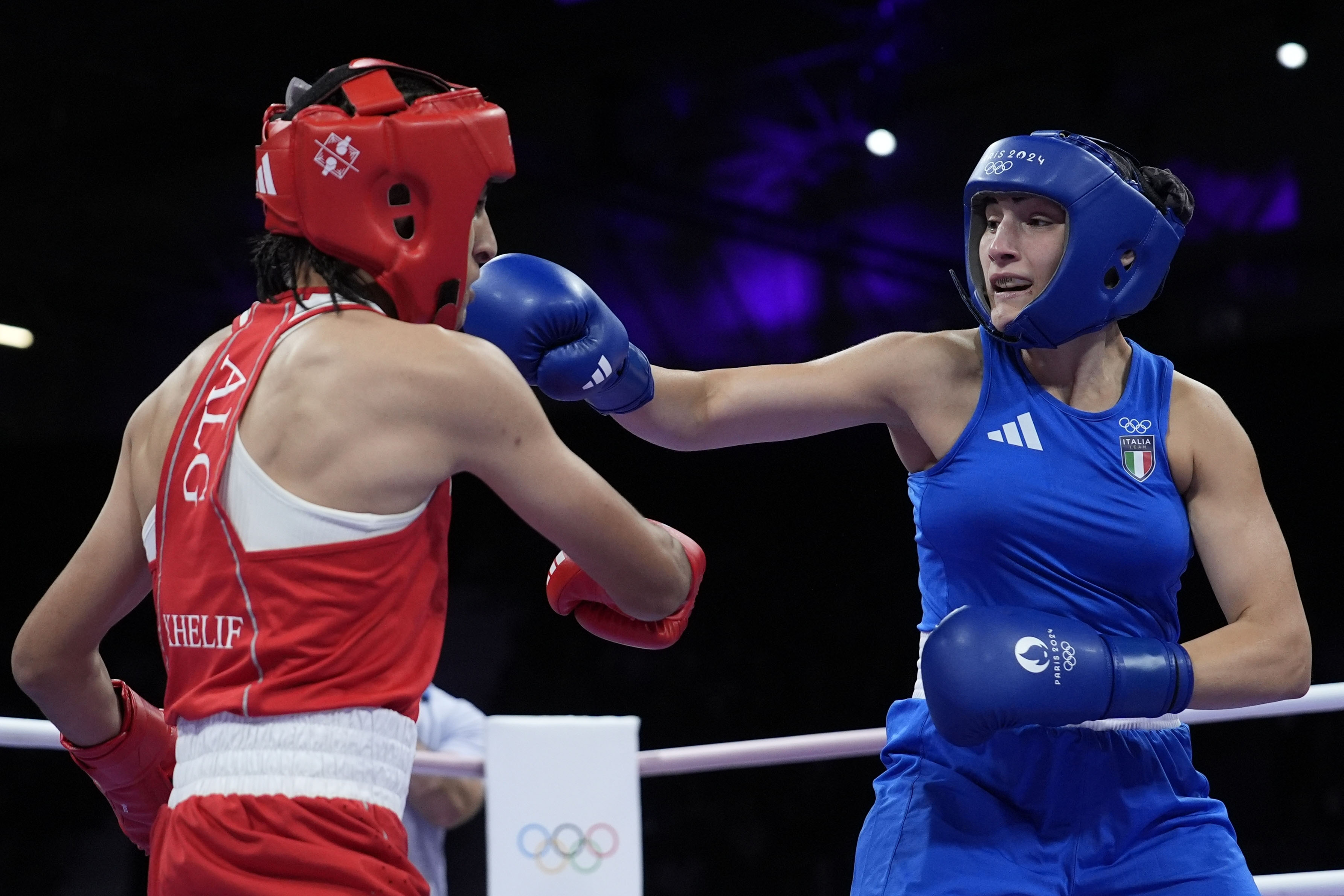 Imene Khelif, Algeria boxer who had gender test issue, wins first ...
