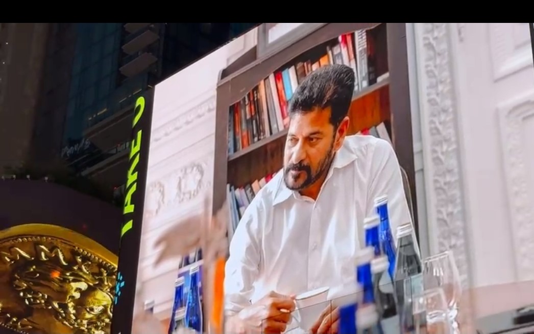 Fans Celebrate Revanth Reddy's Successful First Day in New York