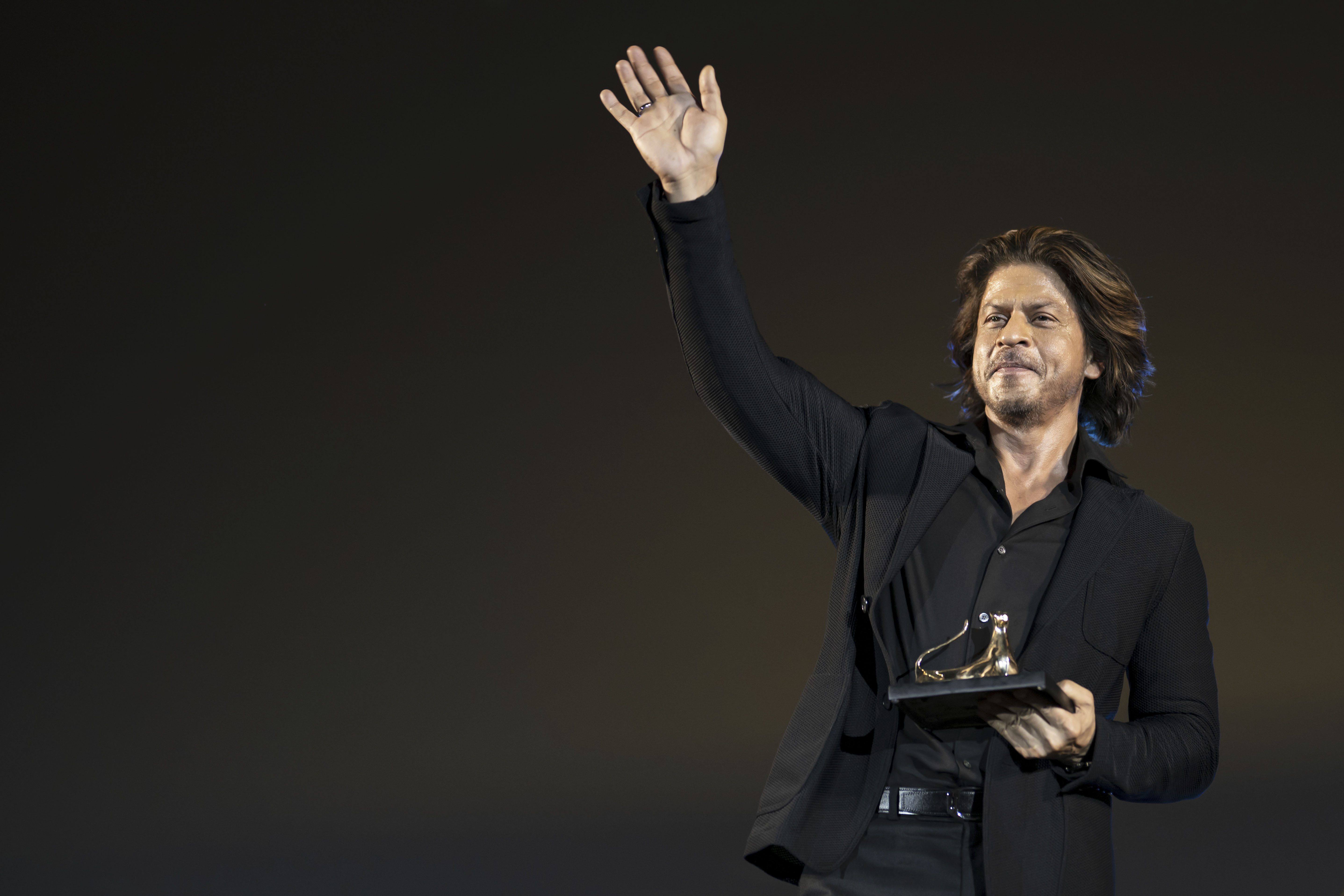 Shah Rukh Khan receives lifetime achievement award at Locarno Film Festival