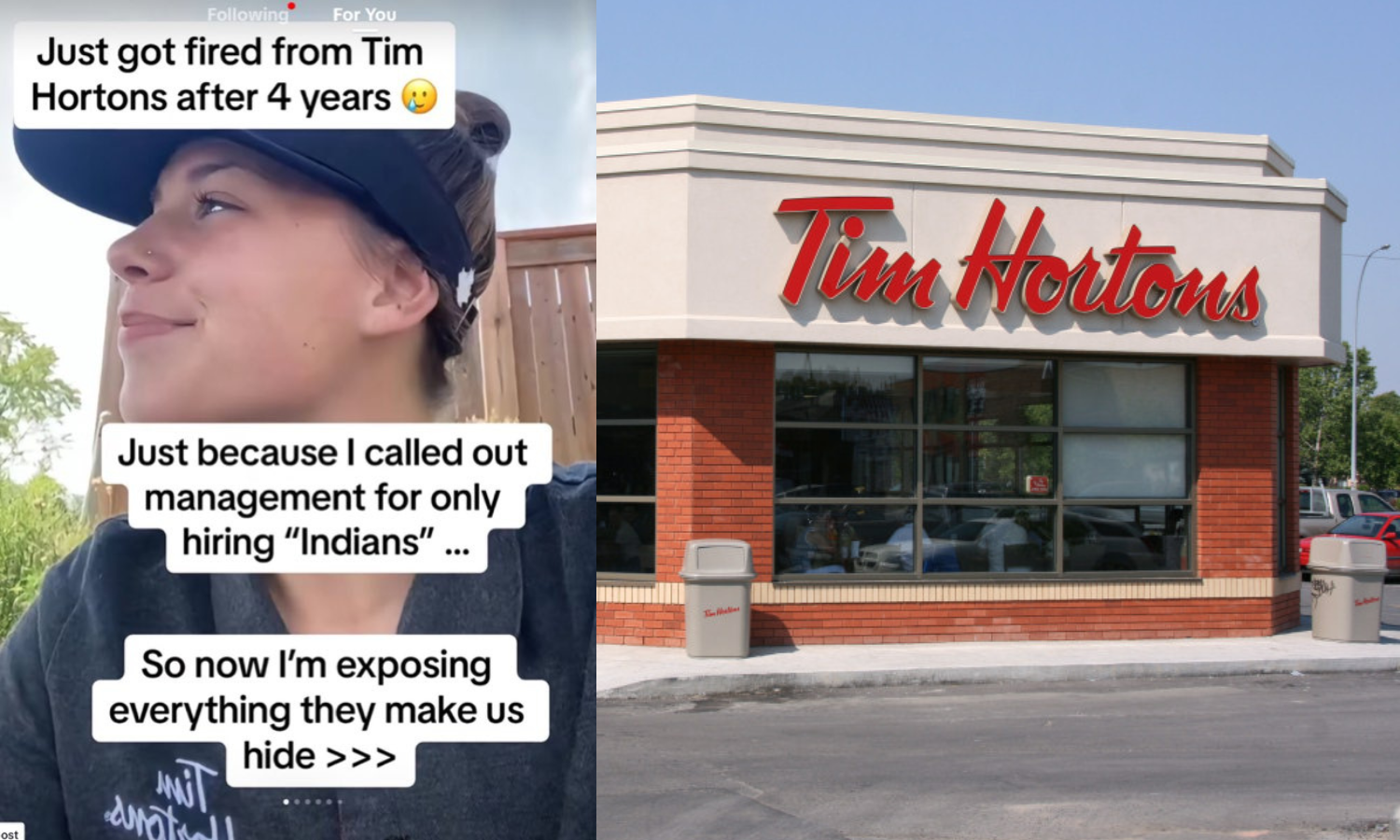 Canadian Woman fired after accusing Tim Hortons of hiring only Indians ...