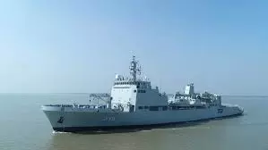 Multi-purpose Naval Vessel 'Samarthak' launched