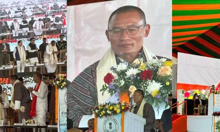 Samdrup Jongkhar gate in Eastern Bhutan opened for entry and exit of ...