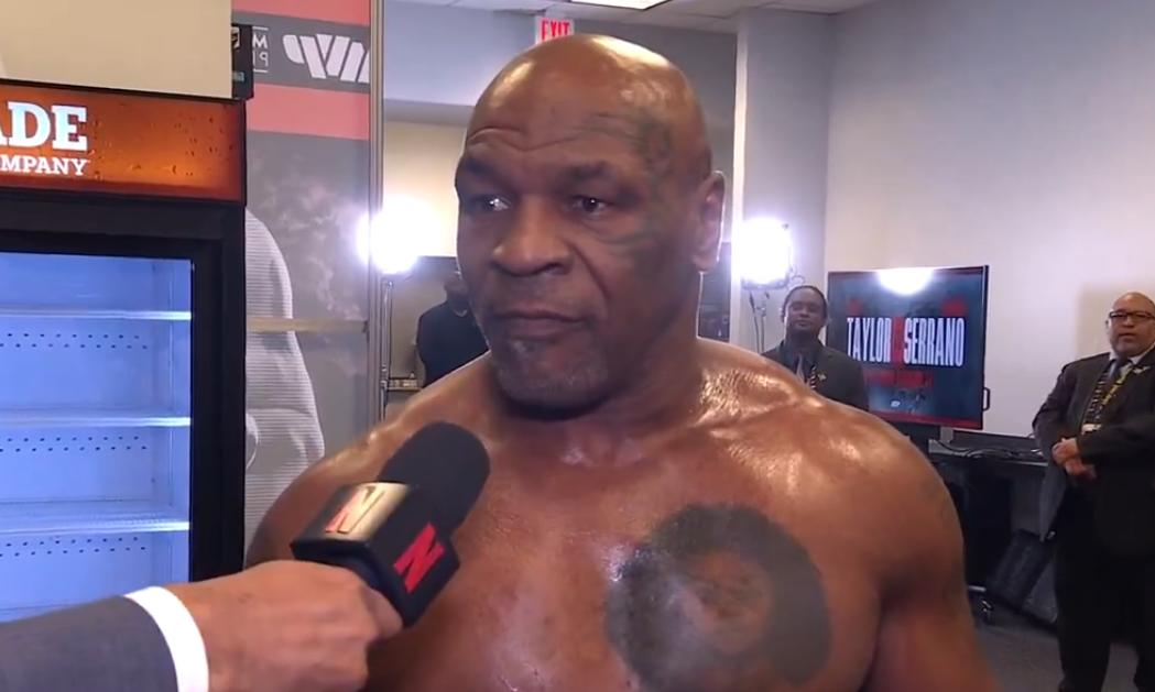 Watch: Mike Tyson's wardrobe malfunction viral after defeat in hyped bout