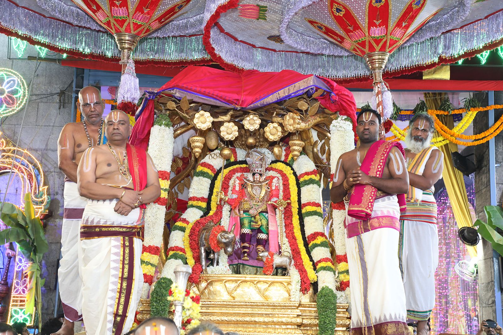 Goddess Padmavathi takes celestial ride on Kalpavriksha Vahanam