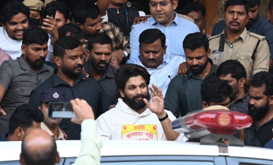 Traffic jams follow Allu Arjun’s arrest