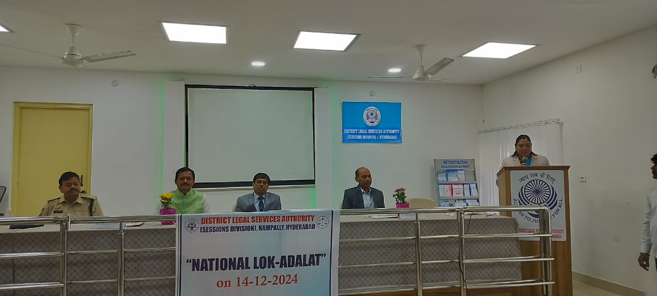 DLSA organises National Lok Adalat