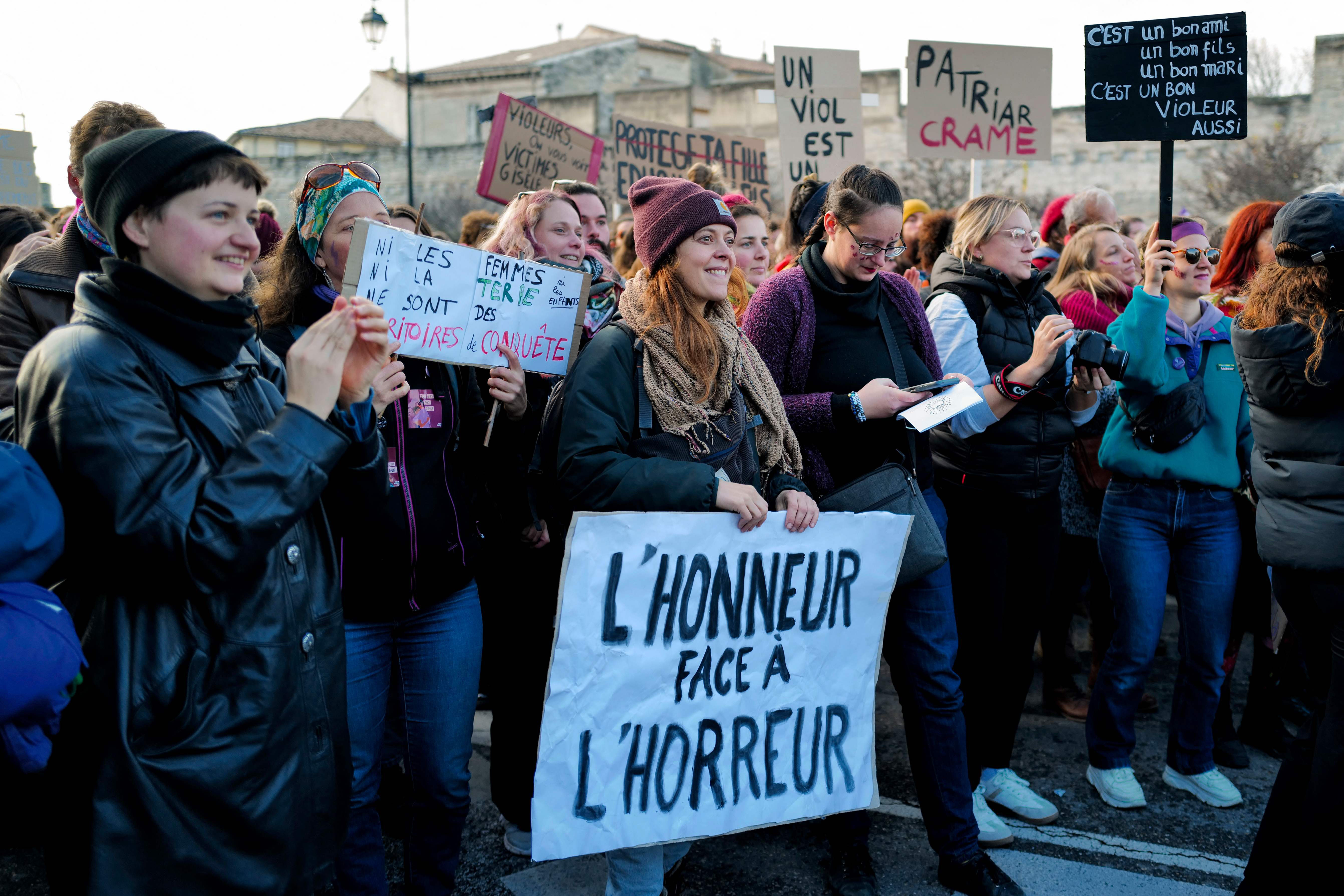 Women's right activists rally in France ahead of Gisèle Pelicot's rape ...
