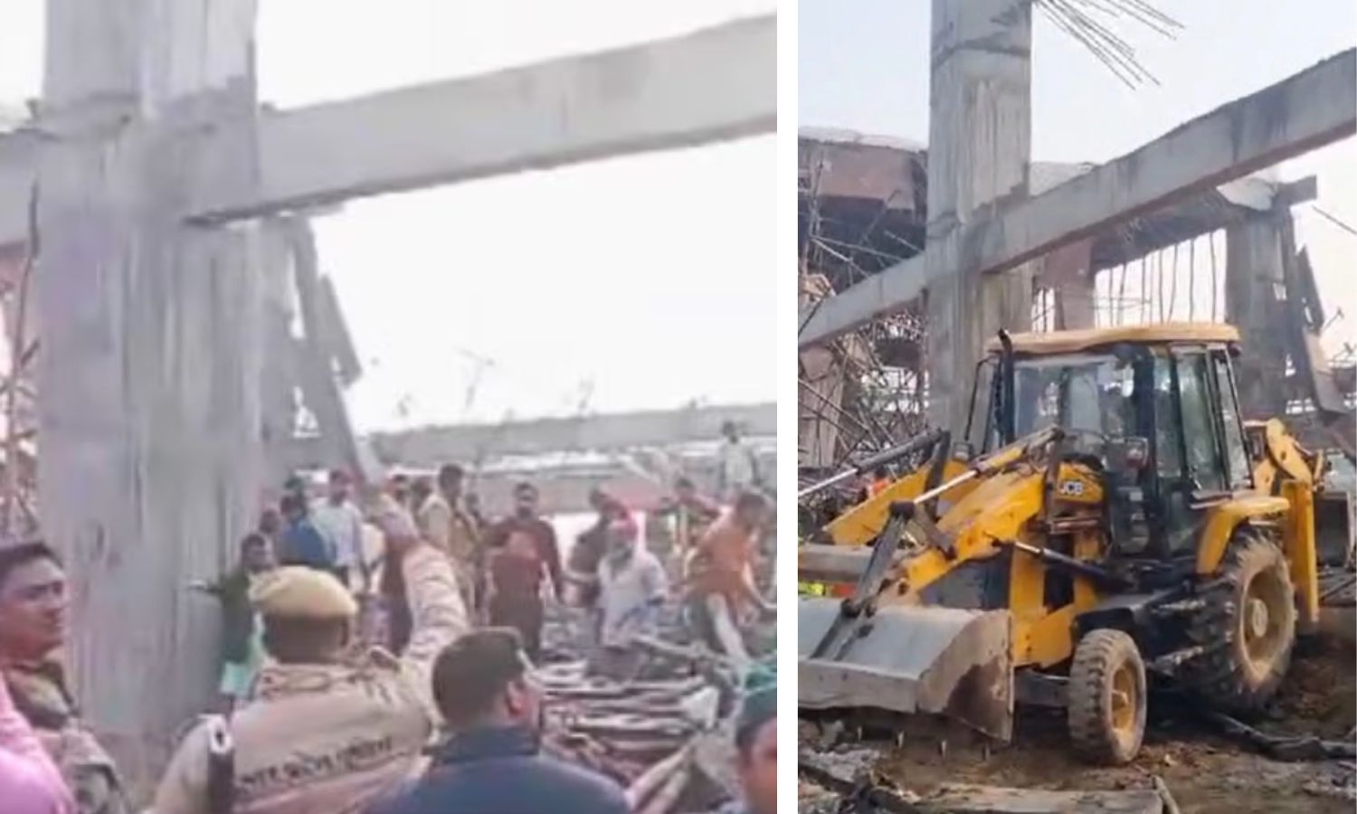 Kannauj railway station ceiling collapse; 23 rescued, several trapped