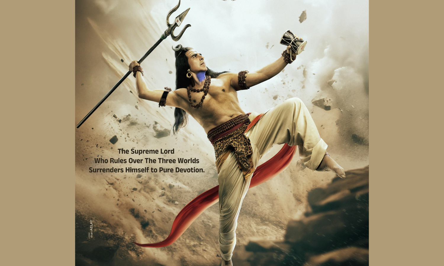 Akshay Kumar drops his first-look poster as Mahadev from Kannappa