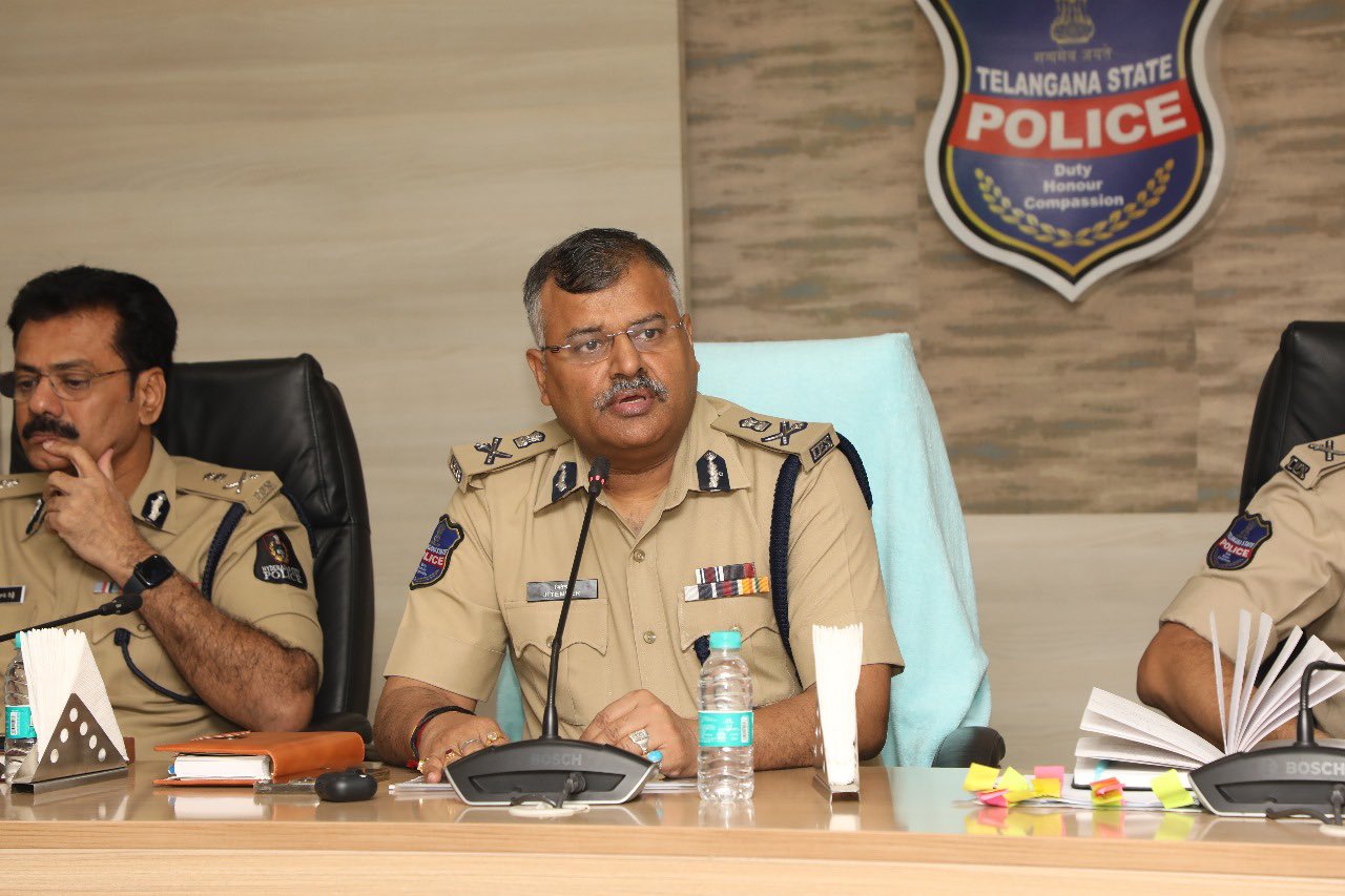 Telangana DGP praises cops for their unwavering dedication to maintain ...