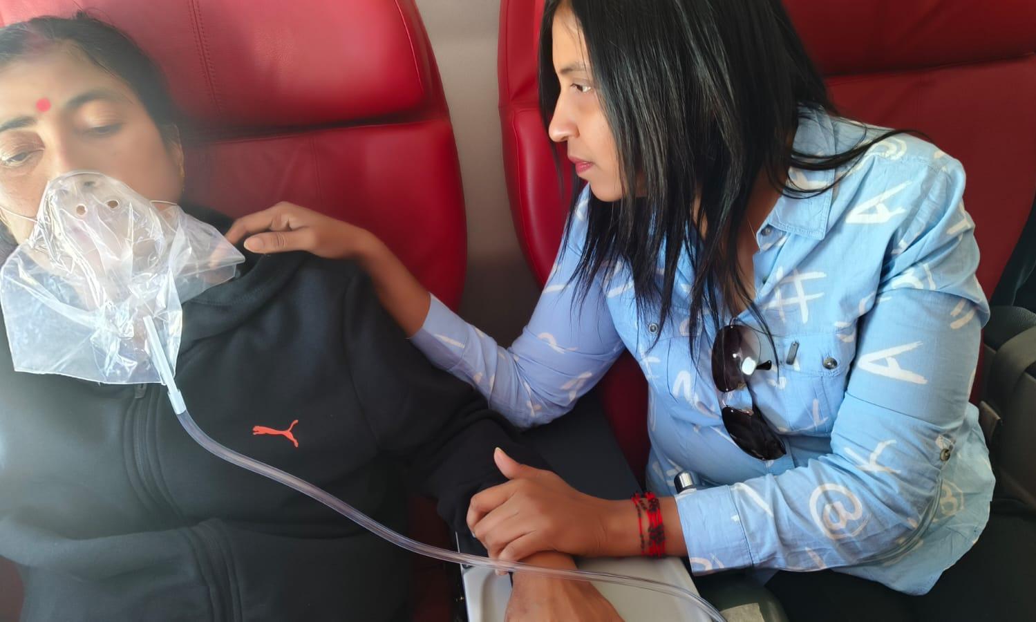 Govt Doctor Saved Life of Cardiac Patient in Flight