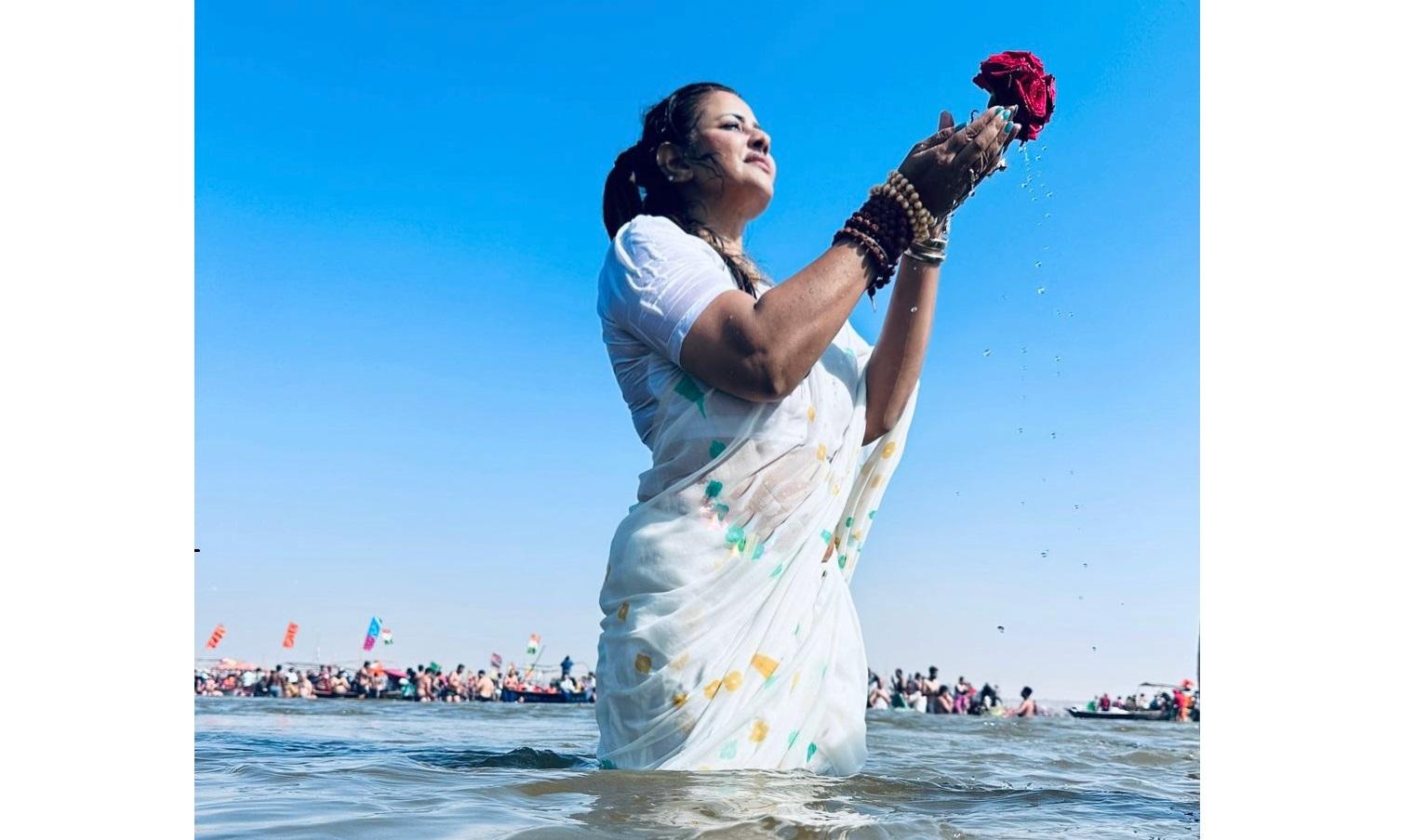 Philanthropist Sudha Reddy on a Spiritual Odyssey at Maha Kumbh Mela 2025