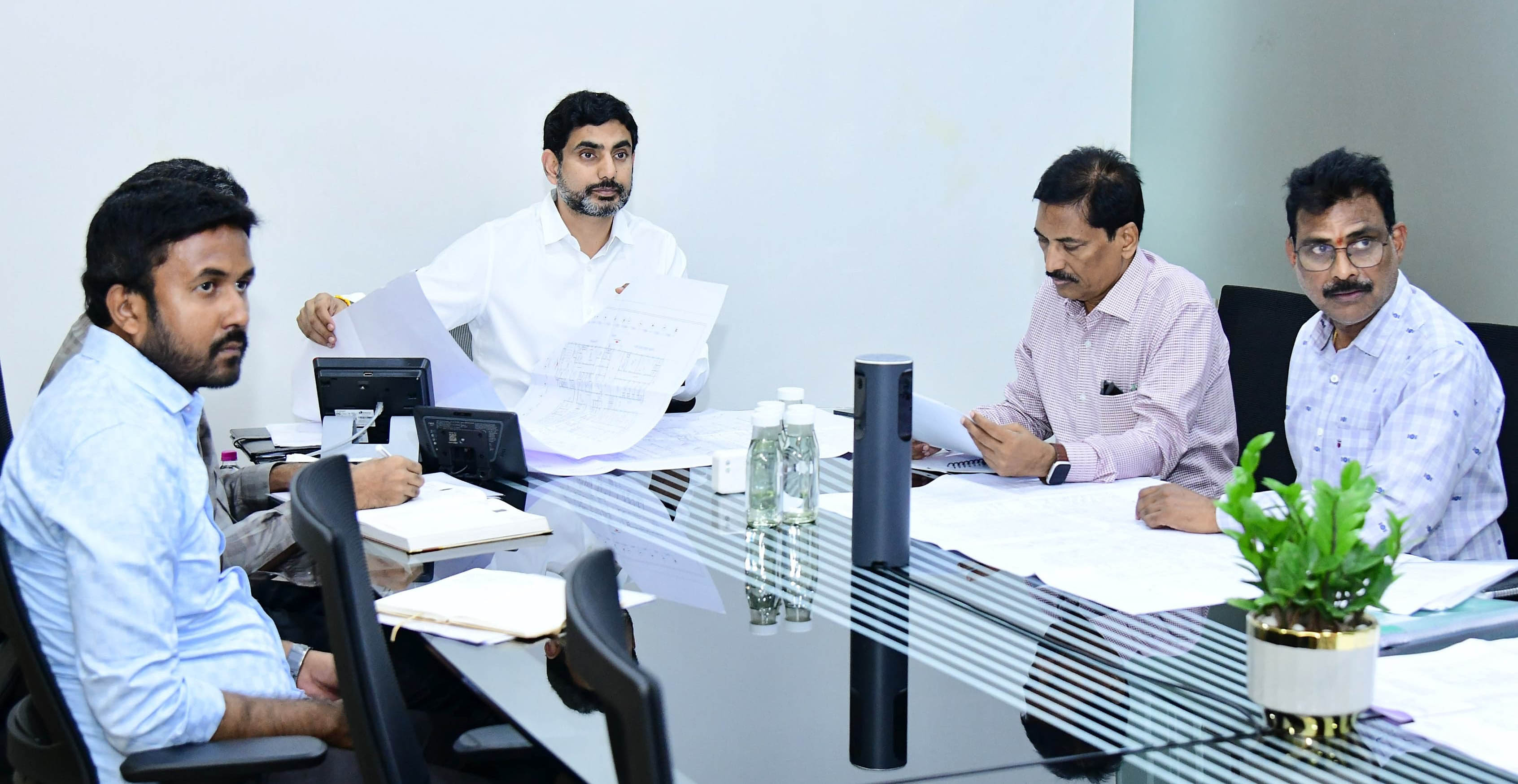Andhra Pradesh: Lokesh Reviews Design for 100-bed Chinakakani Hospital ...