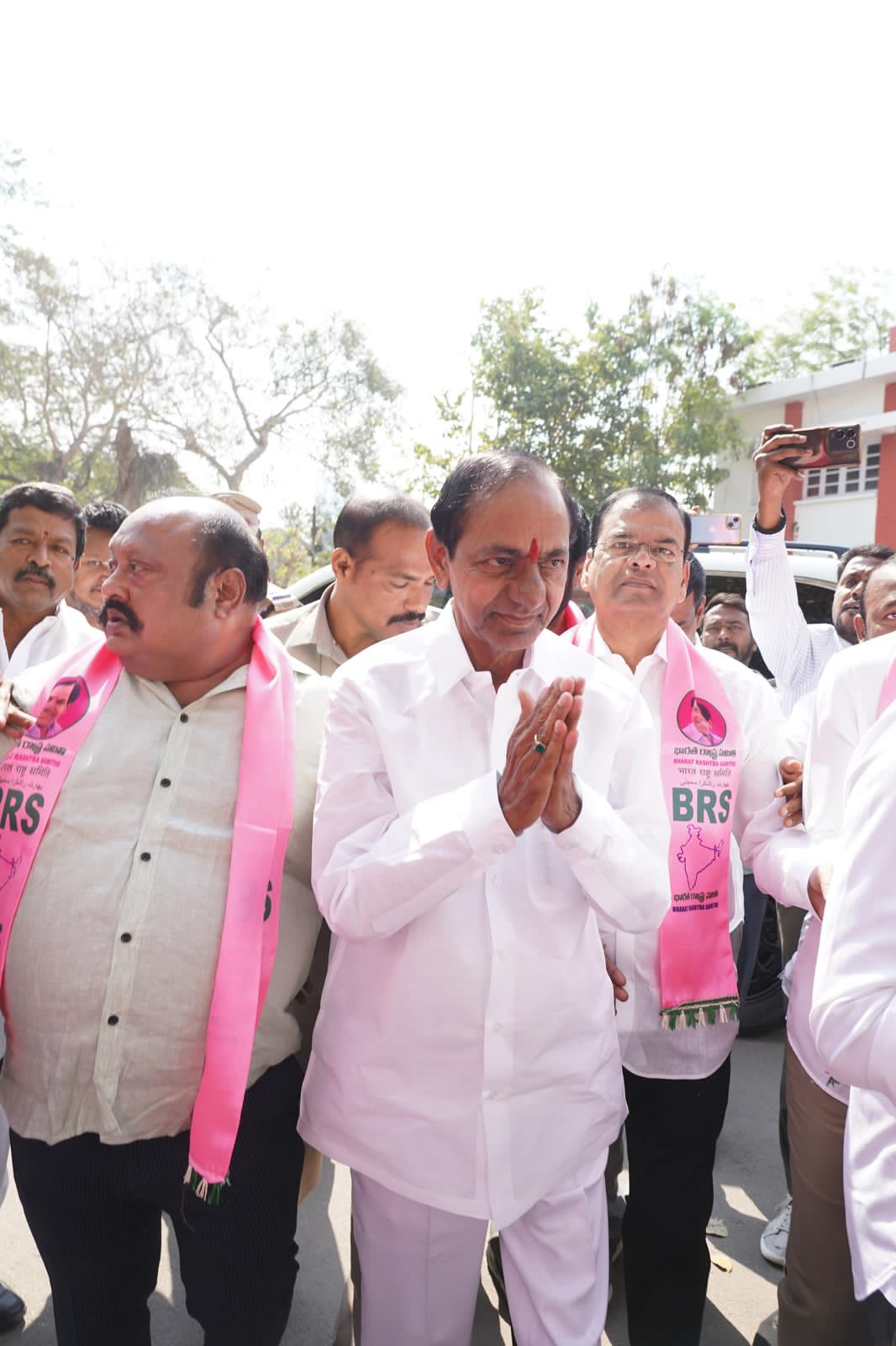 KCR Arrives at Assembly Ahead of Budget Session