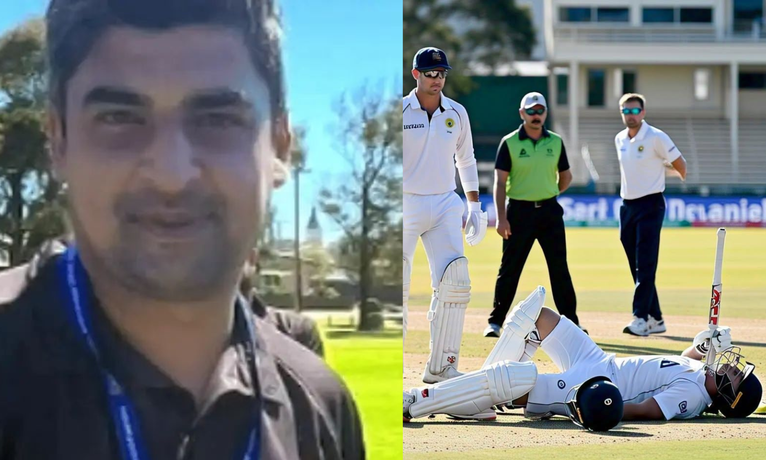 Pakistan-origin cricketer collapses on field due to extreme heat in ...