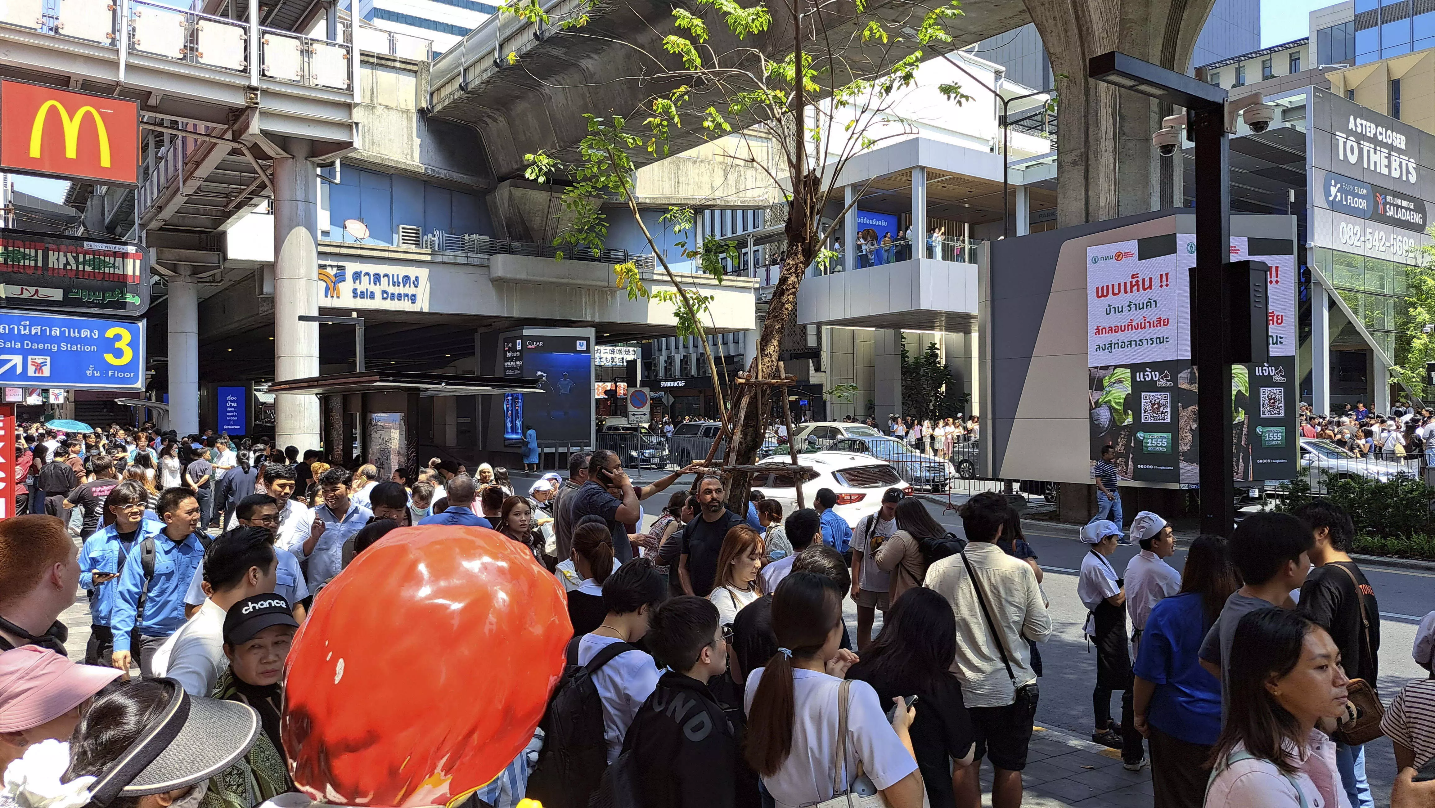 Powerful earthquake rocks Thailand and Myanmar, killing at least 3 in Bangkok high-rise collapse