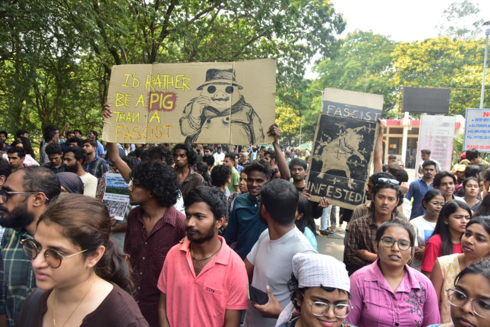 Student Bodies Protest HCU Land Deforestation