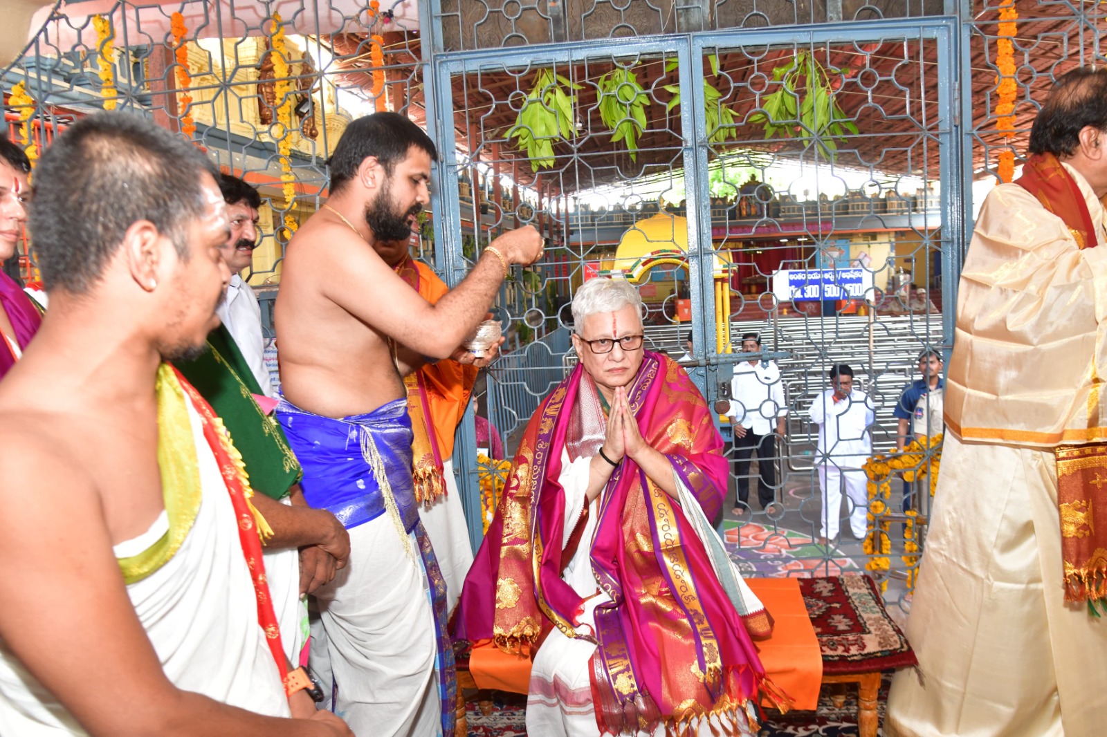 Jishnu Dev Varma Attends Sri Rama Samrajya Pattabhishekam at ...