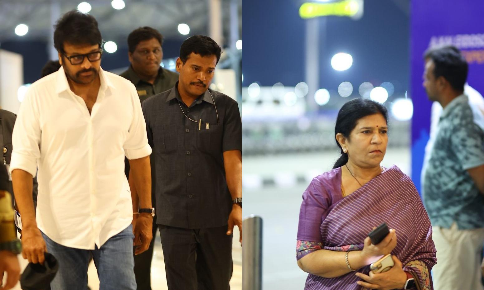 Chiranjeevi, wife Surekha Rush to Singapore to check on Pawan Kalyan’s ...