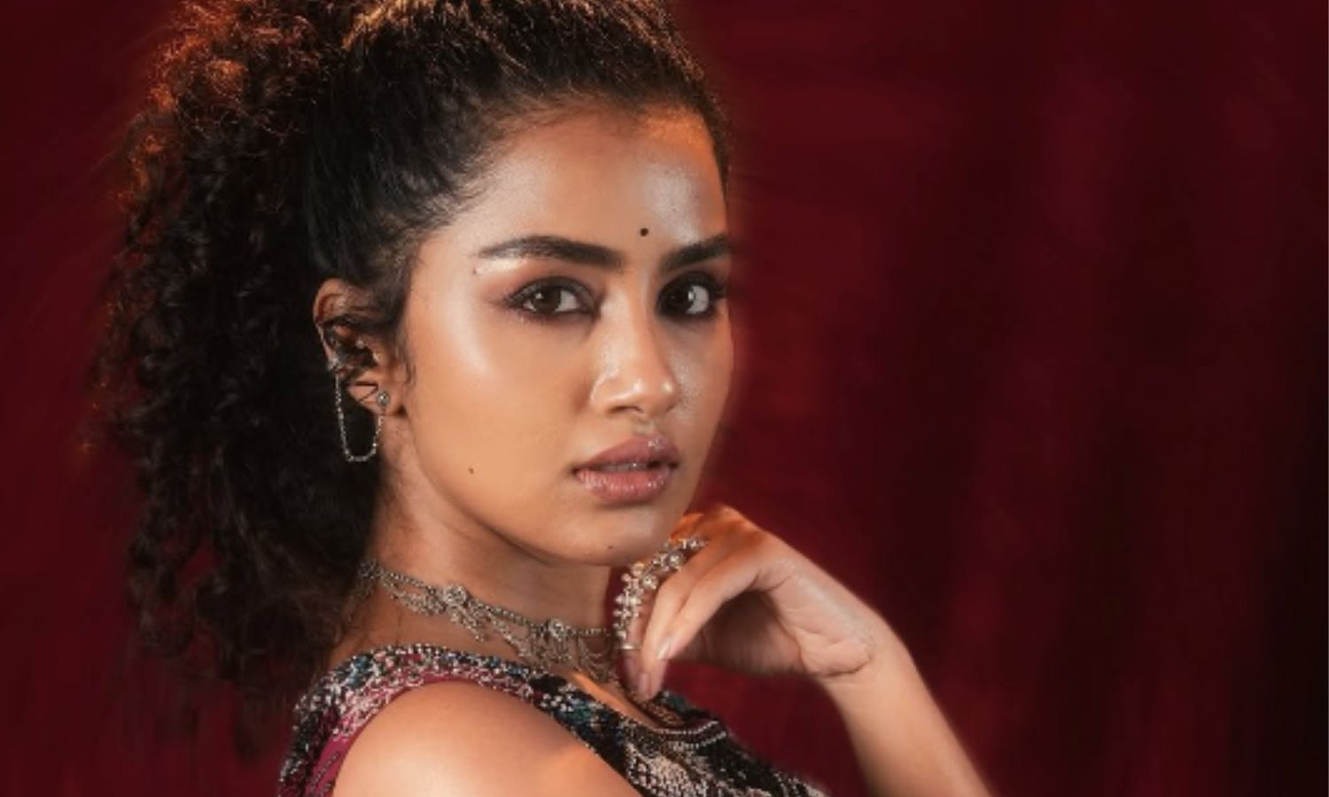 Anupama Parameswaran in Embellished Ensemble