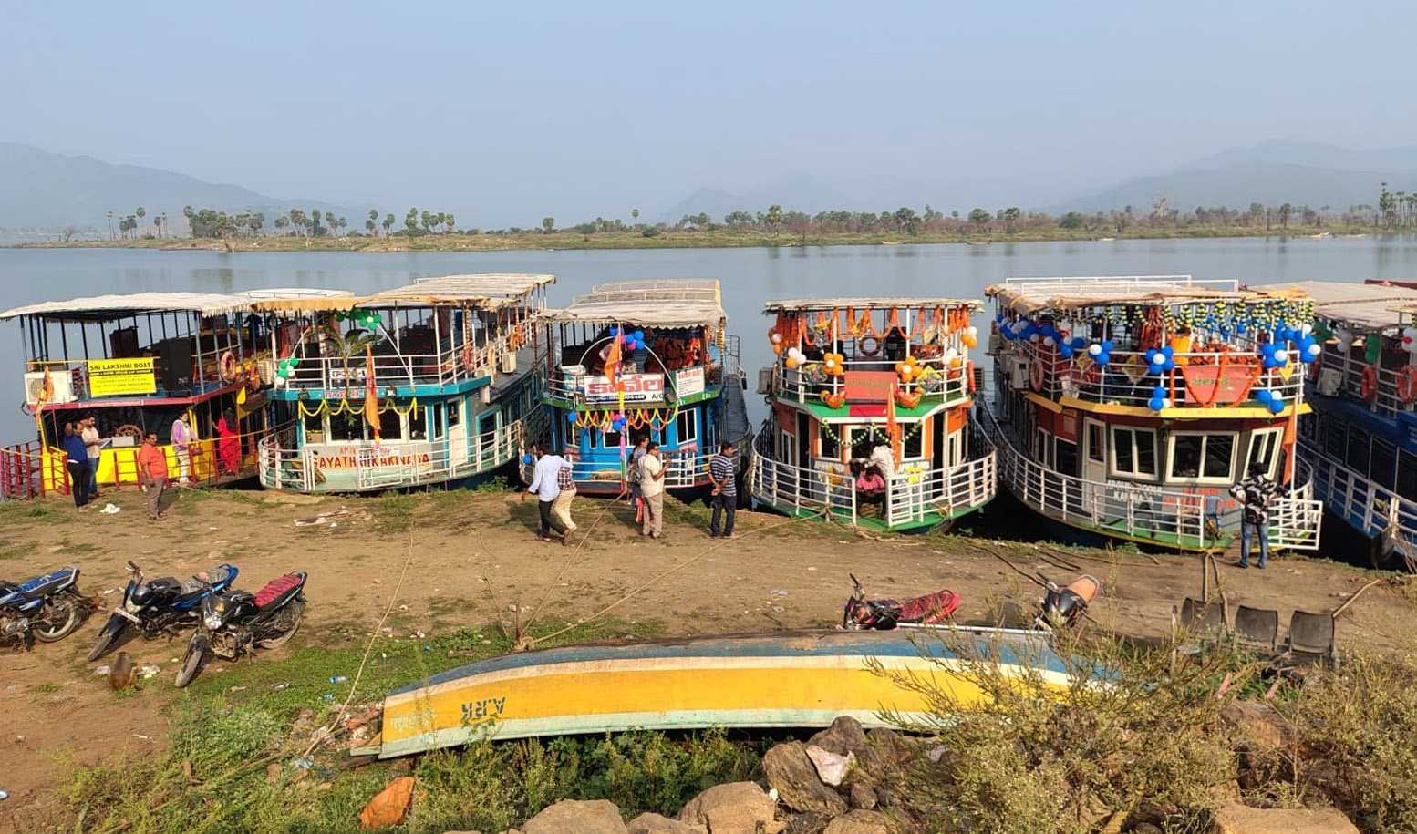 Tourism Boat Operators Seek Permanent Jetty in Polavaram Project Area