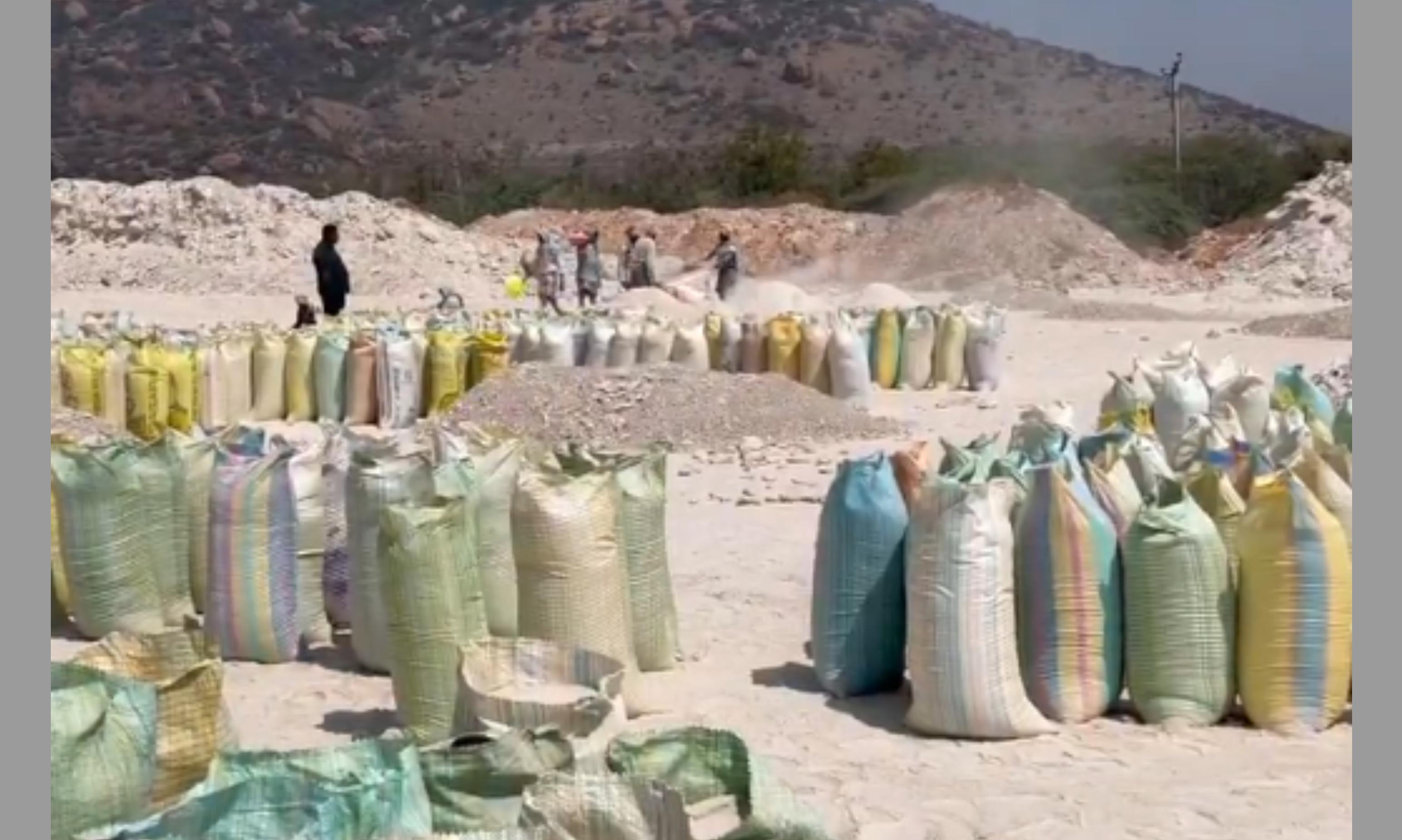 Ashes of Super Volcanic Eruption Under Loot by Sand Mafia in Jwalapuram