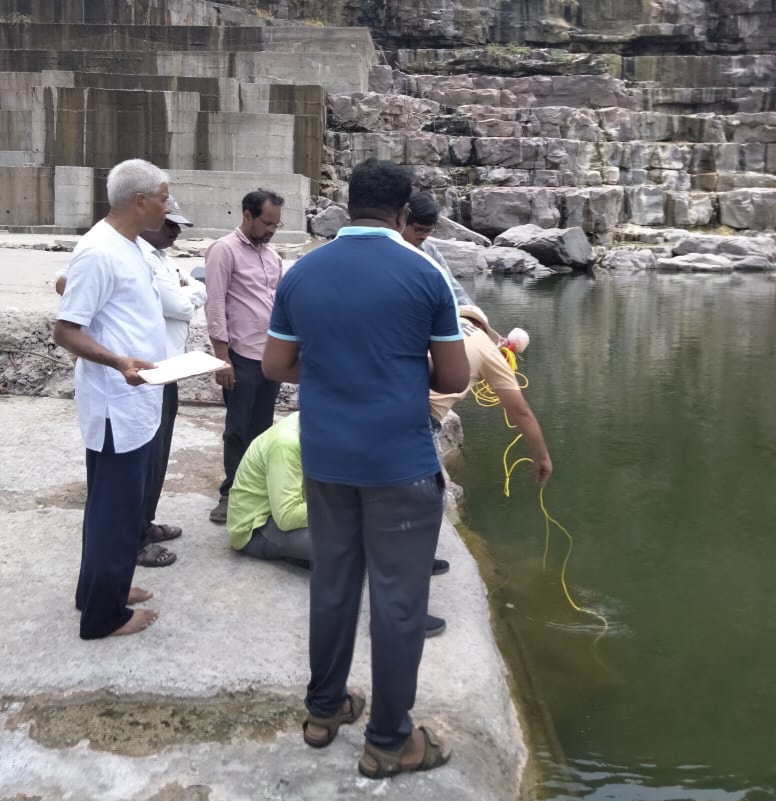 Underwater Drone Checks Srisailam Plunge Pool