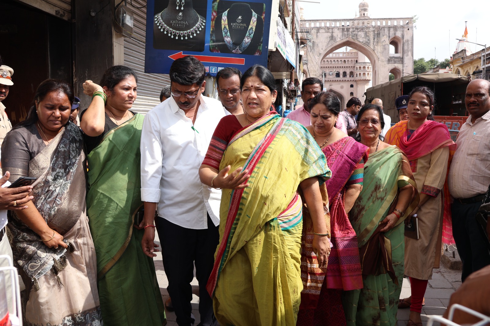 TGSCPCR Chairperson, Members Visit Gulzar Houz Fire Accident Site