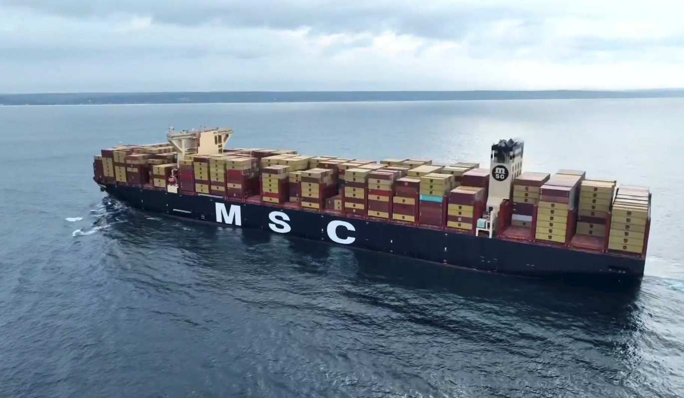 World's Largest Container Ship, MSC IRINA, Docks At Vizhinjam Port