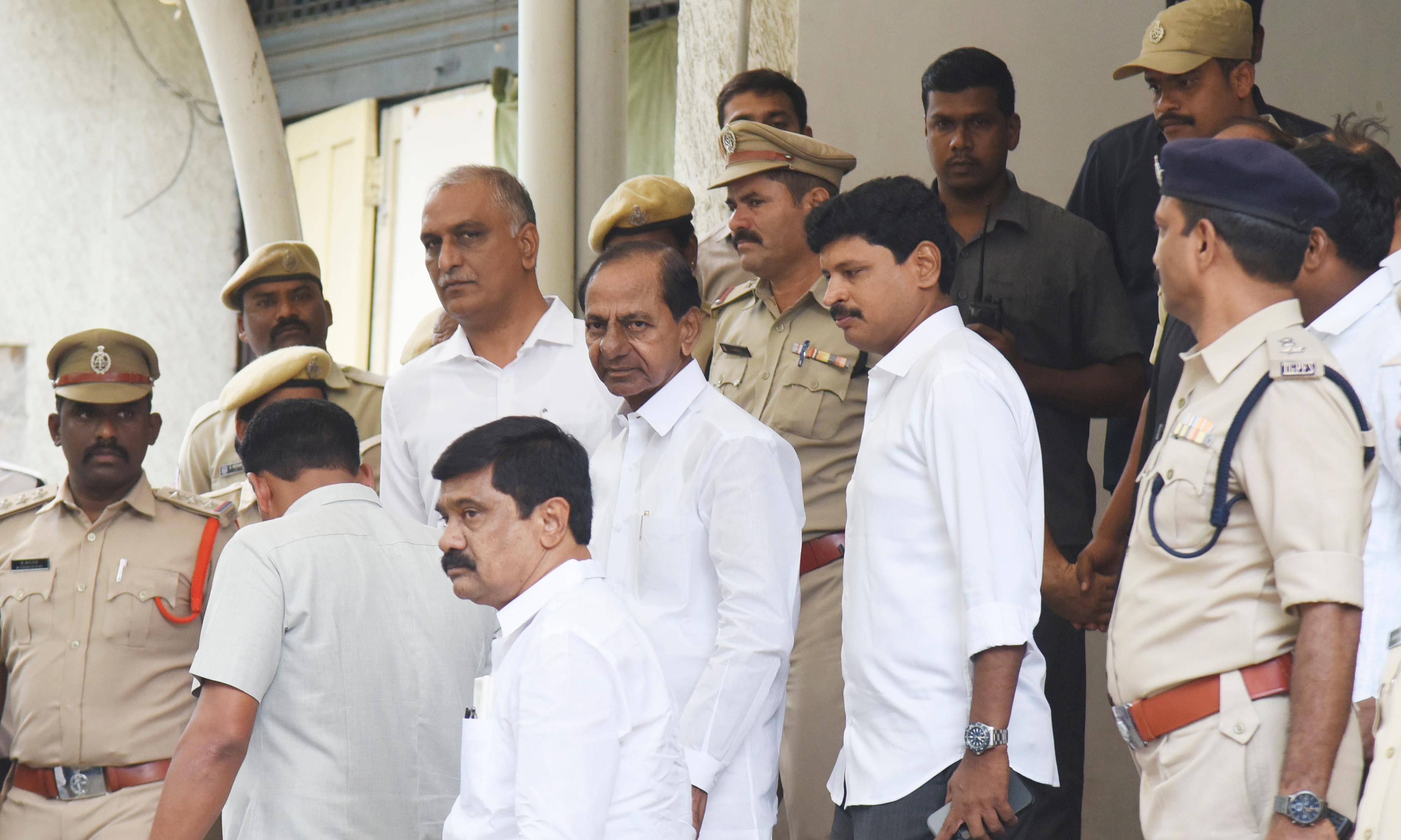 KCR Opts for a One-on-One Hearing, Media, Others Kept Out