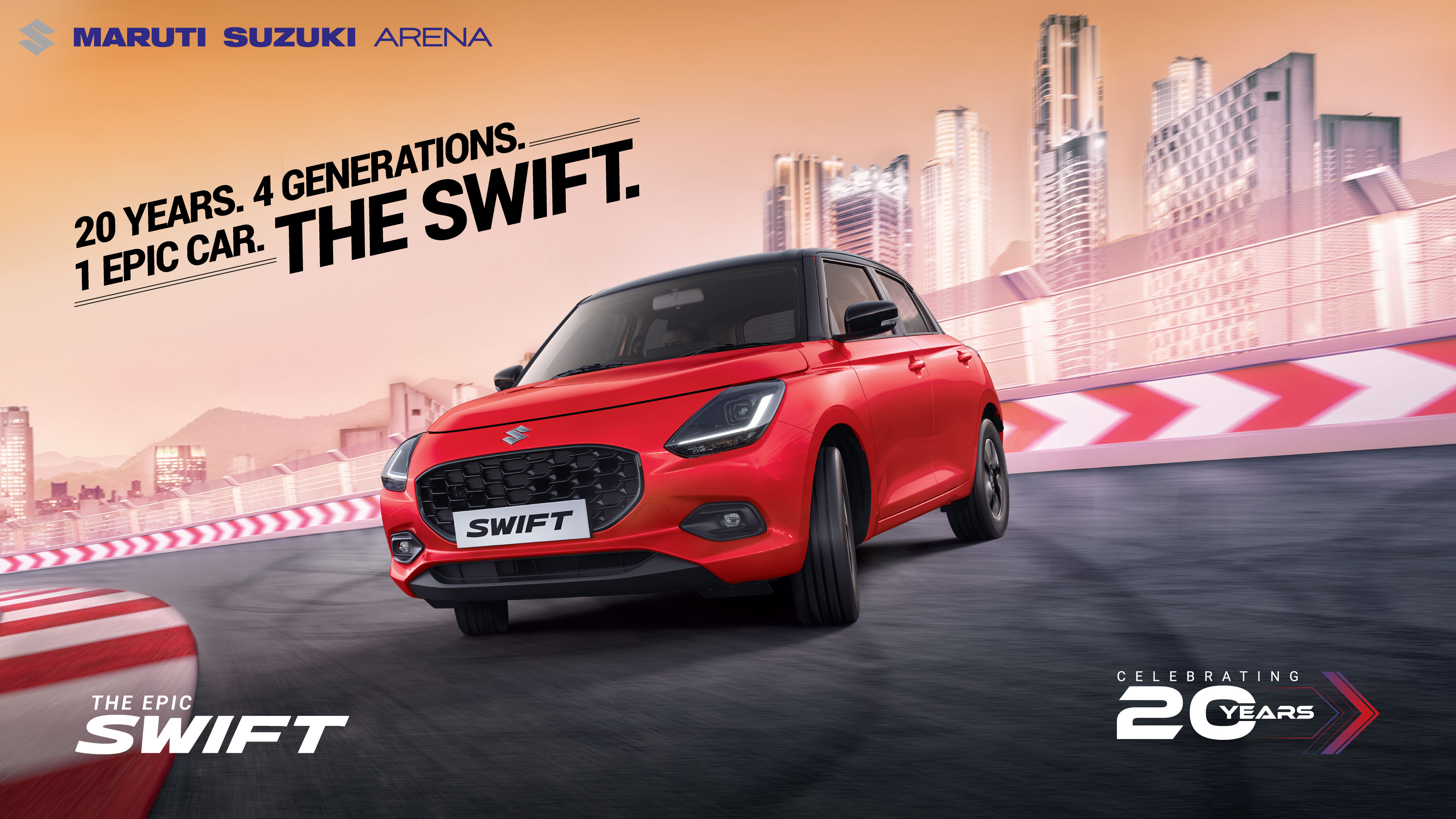 Maruti Swift Marks 20th Anniversary With Four Generations Of Development