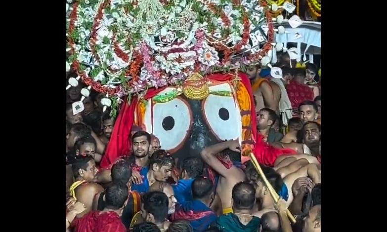 Lord Jagannath's Rath Yatra in Kukatpally