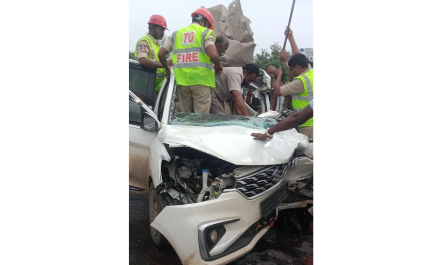 Two AP Cops Killed In Road Accident In Kodad