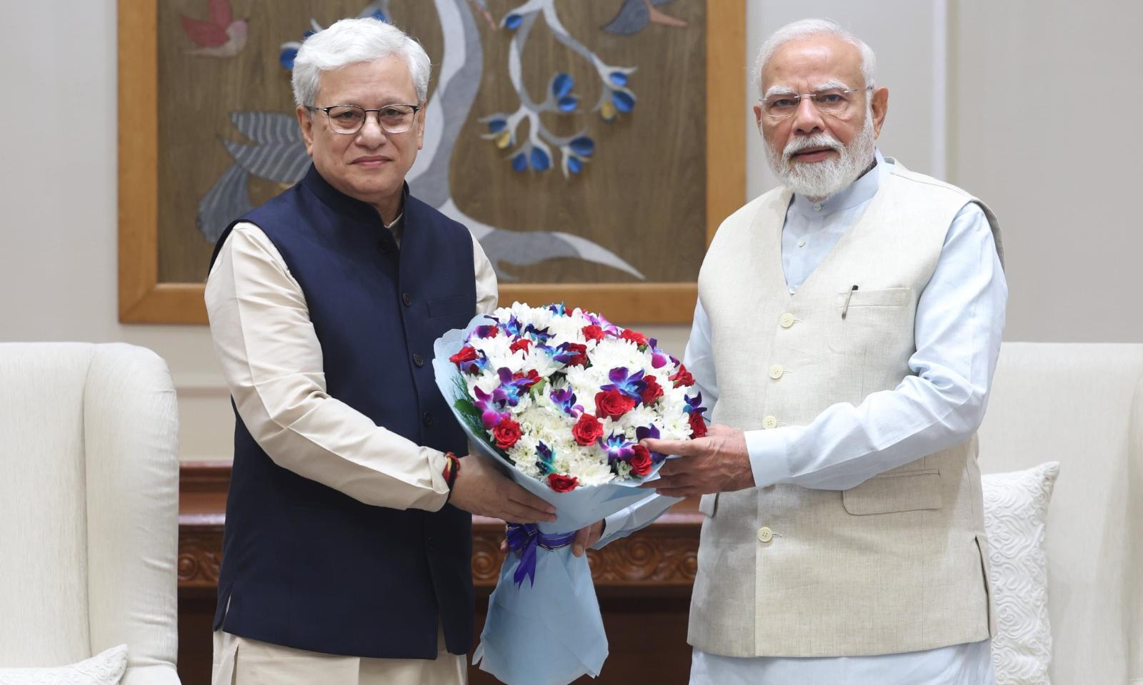 Governor Jishnu Dev Varma Meets PM Modi
