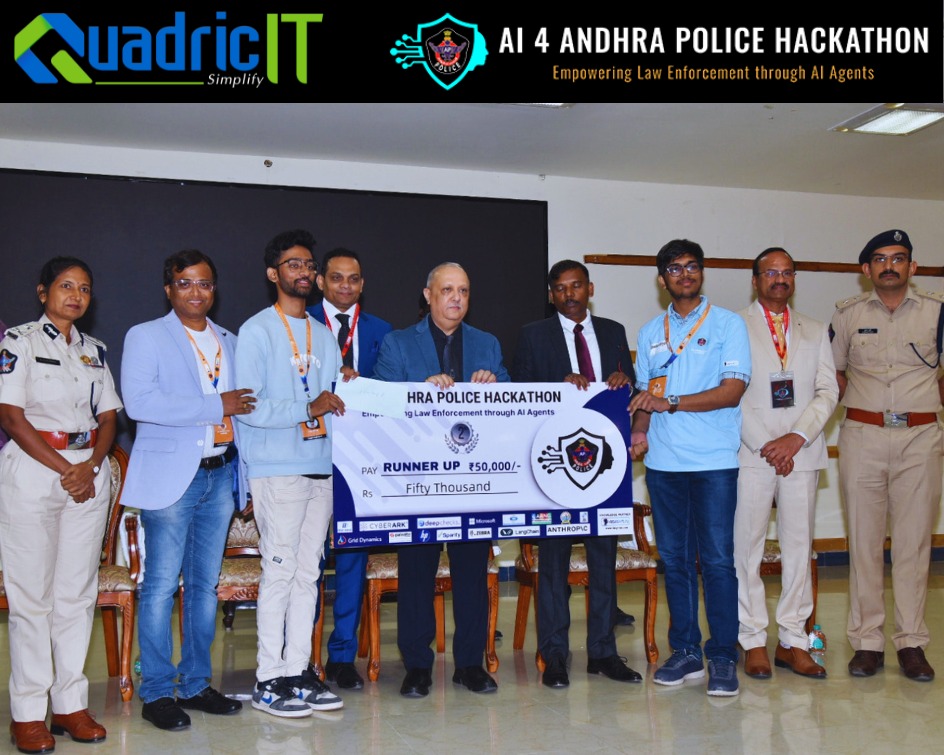 Quadric IT Wins at AI Hackathon for Police AI Tool