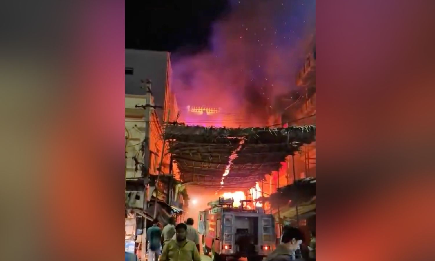 Fire Breaks Out Near Govindaraja Swamy Temple In Tirupati